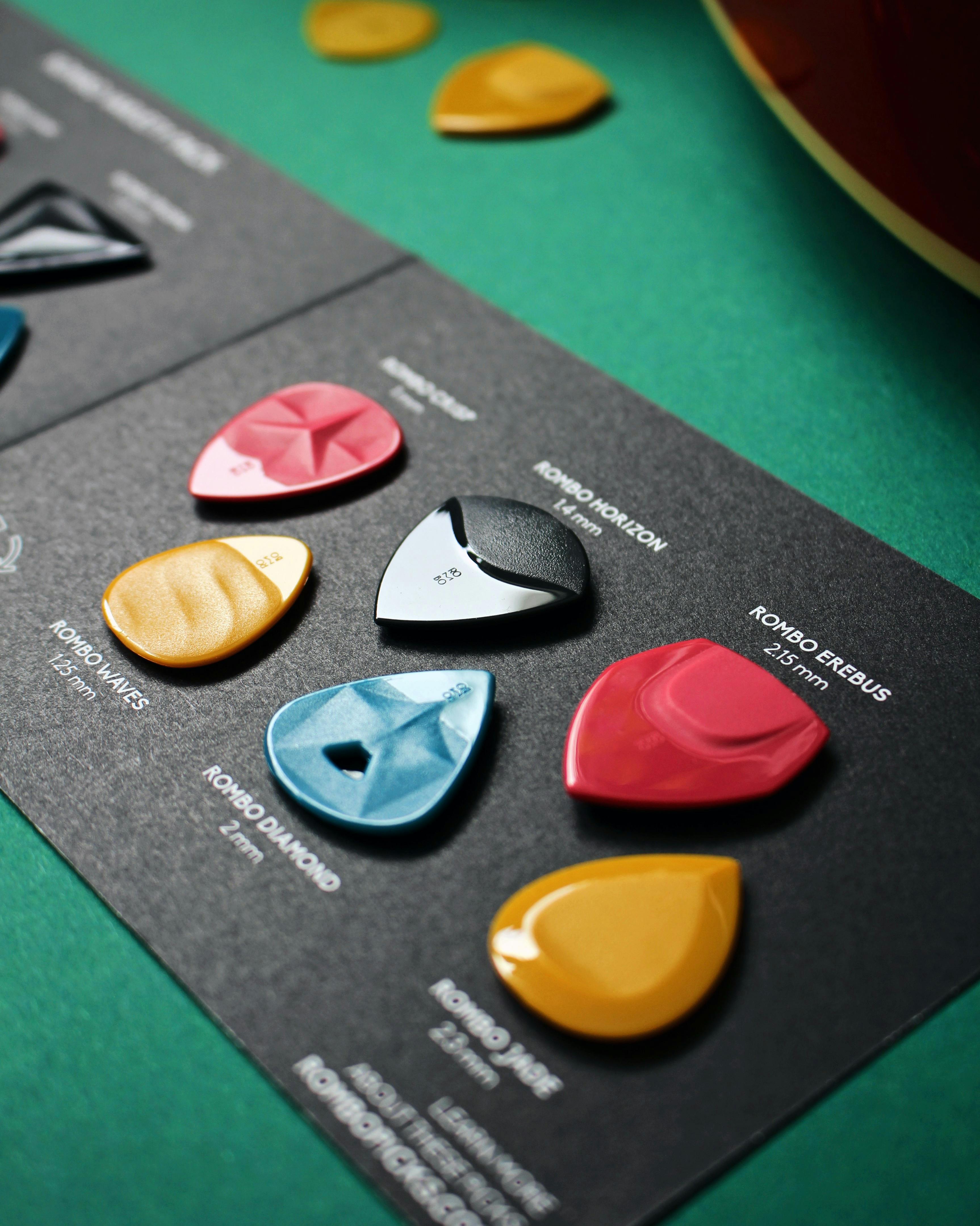 Colorful Guitar Picks · Free Stock Photo