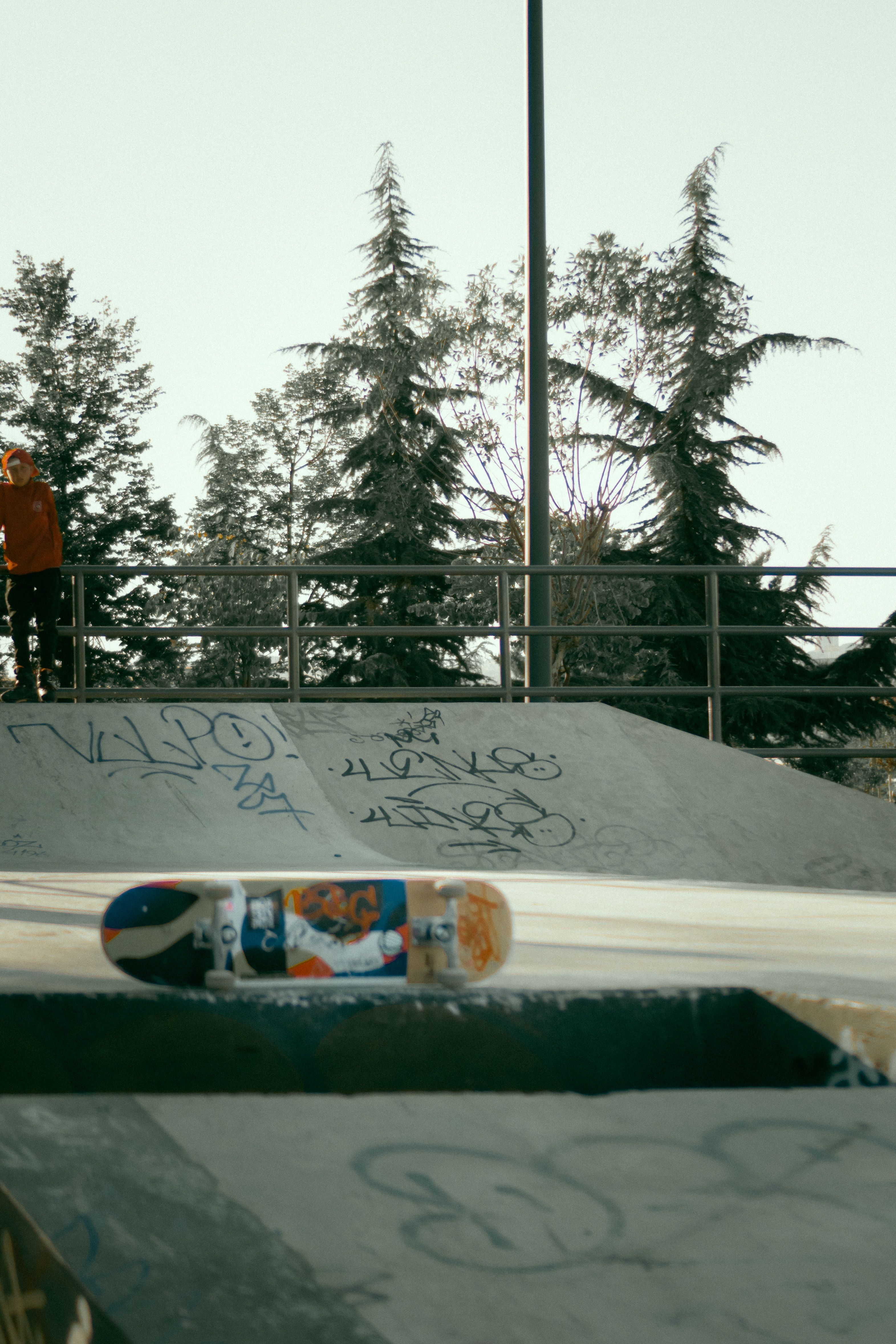 Skateboard Lying Down in Skatepark · Free Stock Photo