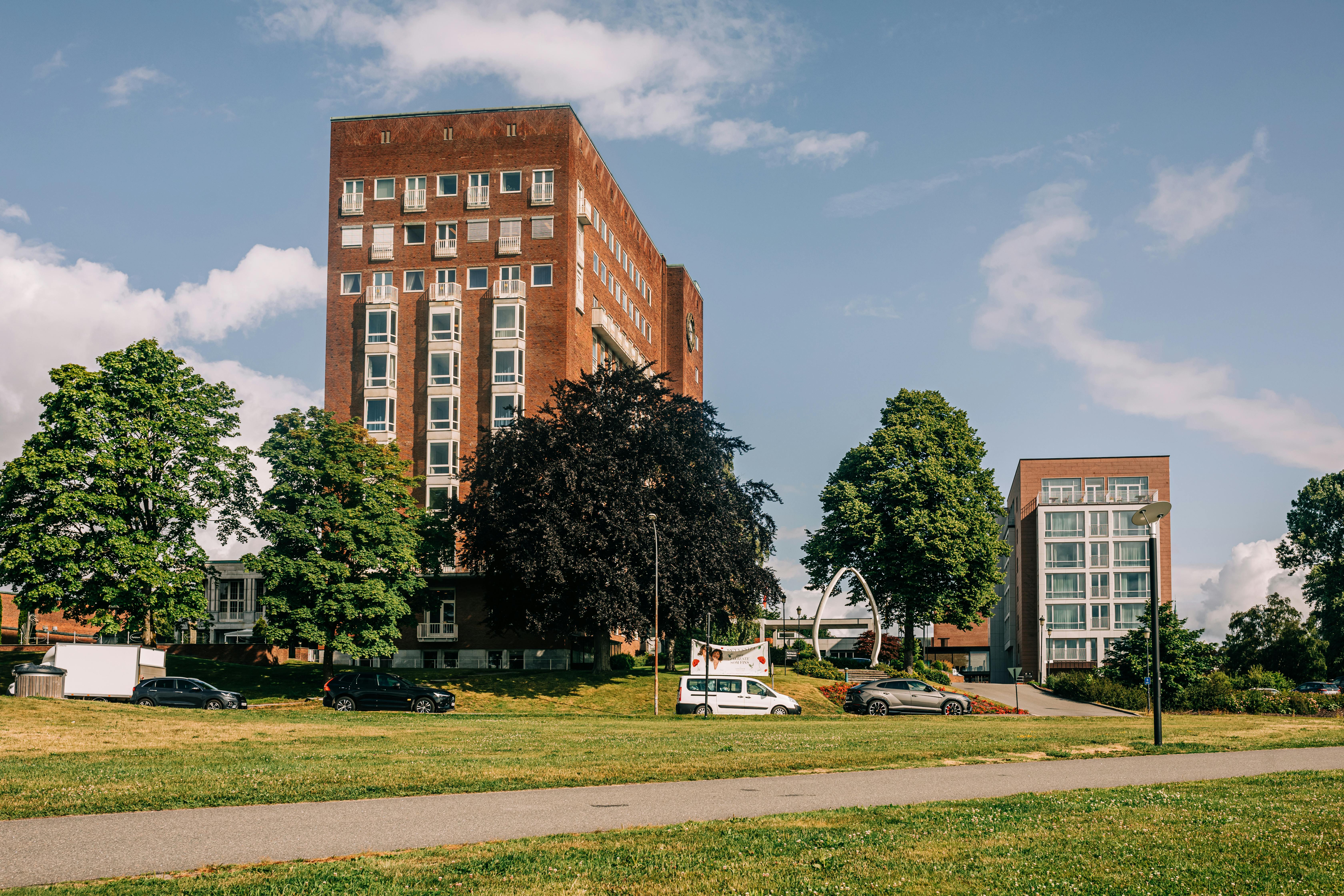 Residential Buildings Surrounded by Trees · Free Stock Photo