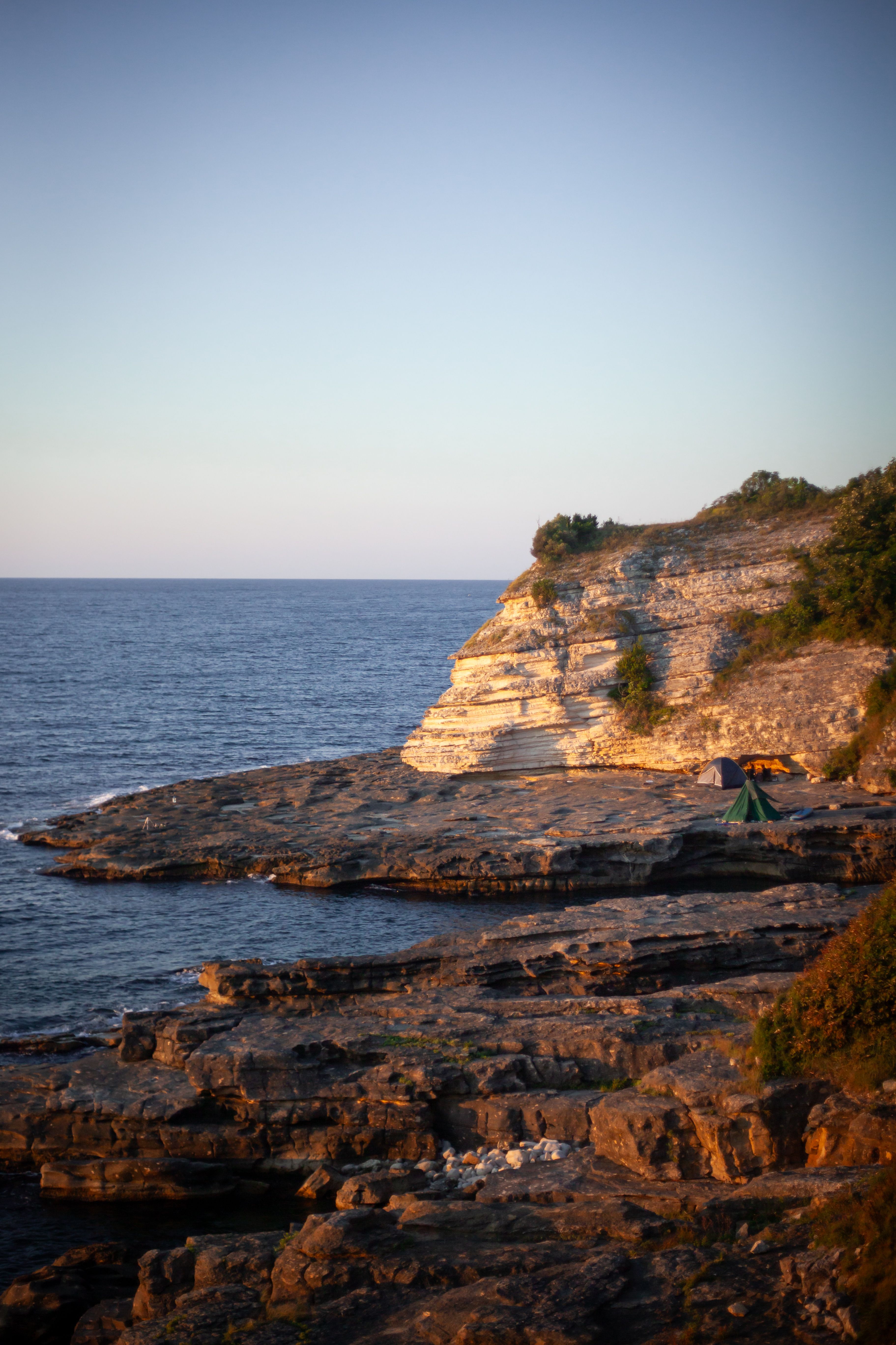 Eroded Rocky Seashore · Free Stock Photo