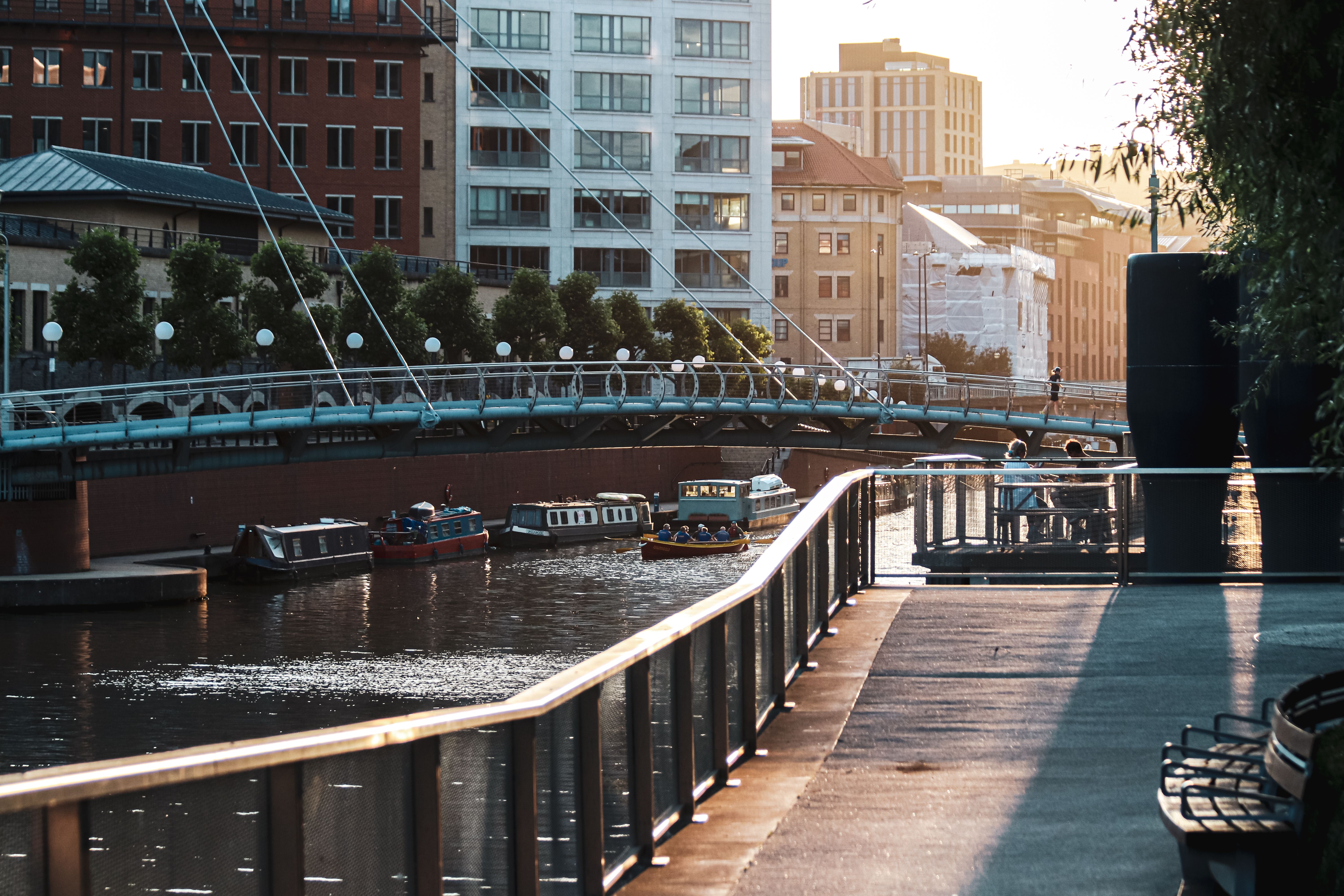 Photo of a Bridge at Sunset · Free Stock Photo