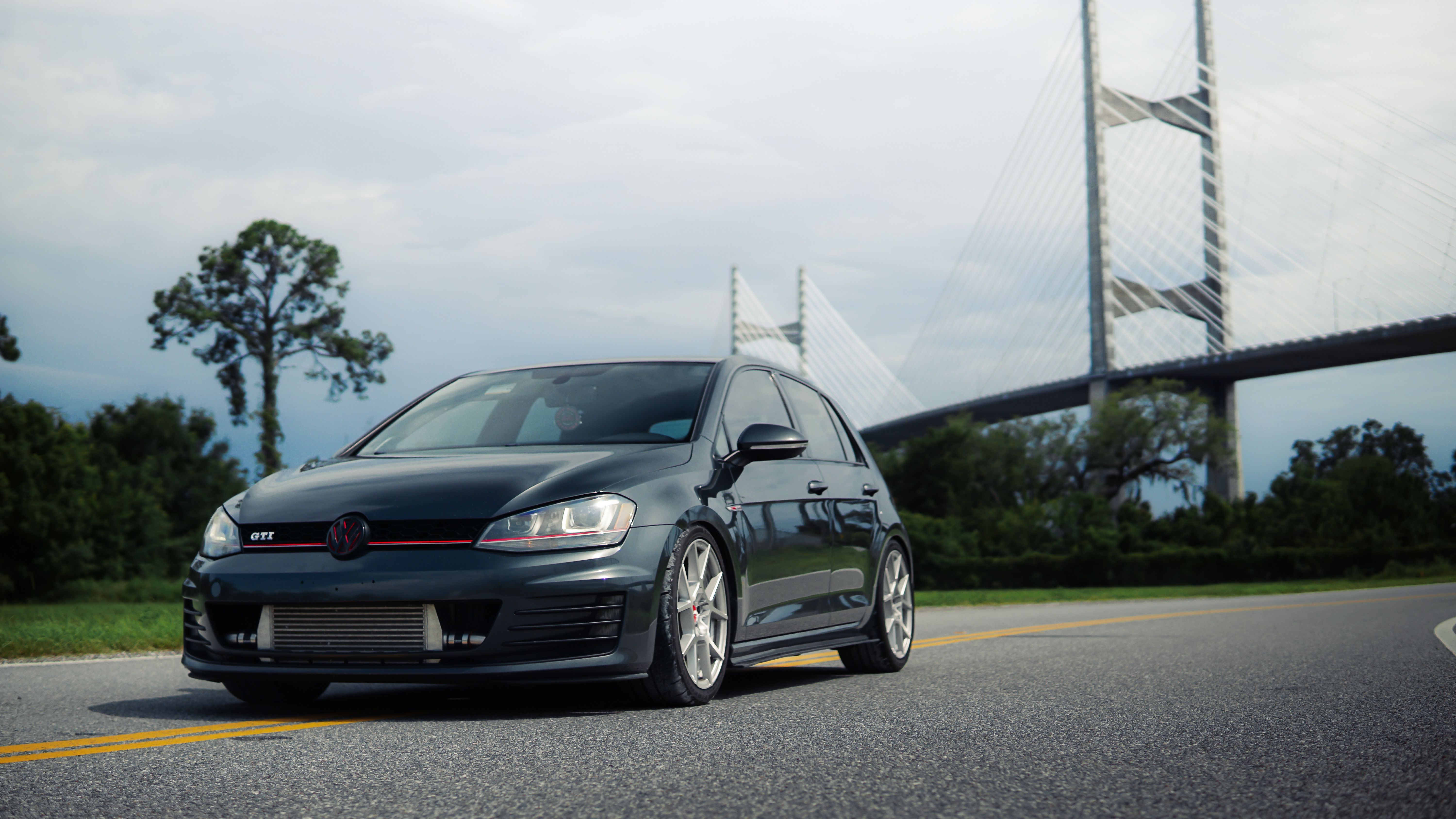 Dark Blue Volskwagen Golf GTI · Free Stock Photo