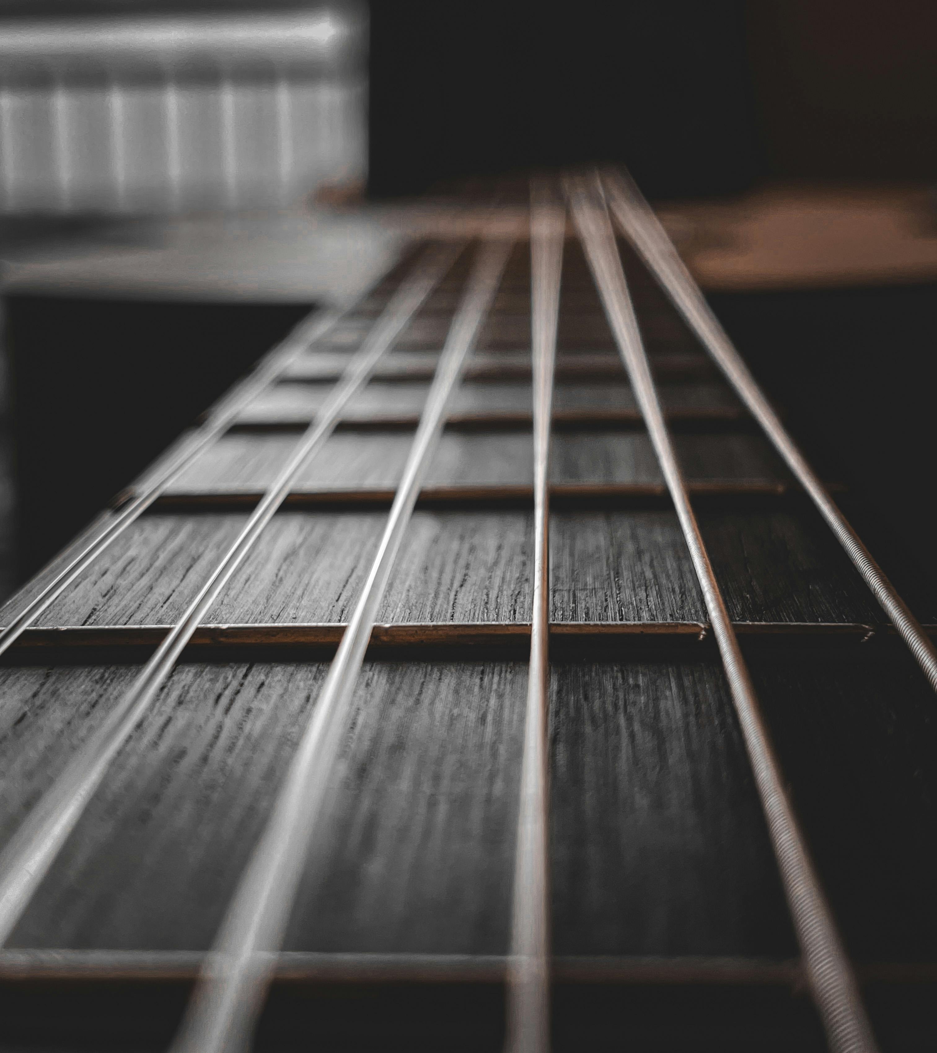 Close up of Guitar Strings · Free Stock Photo