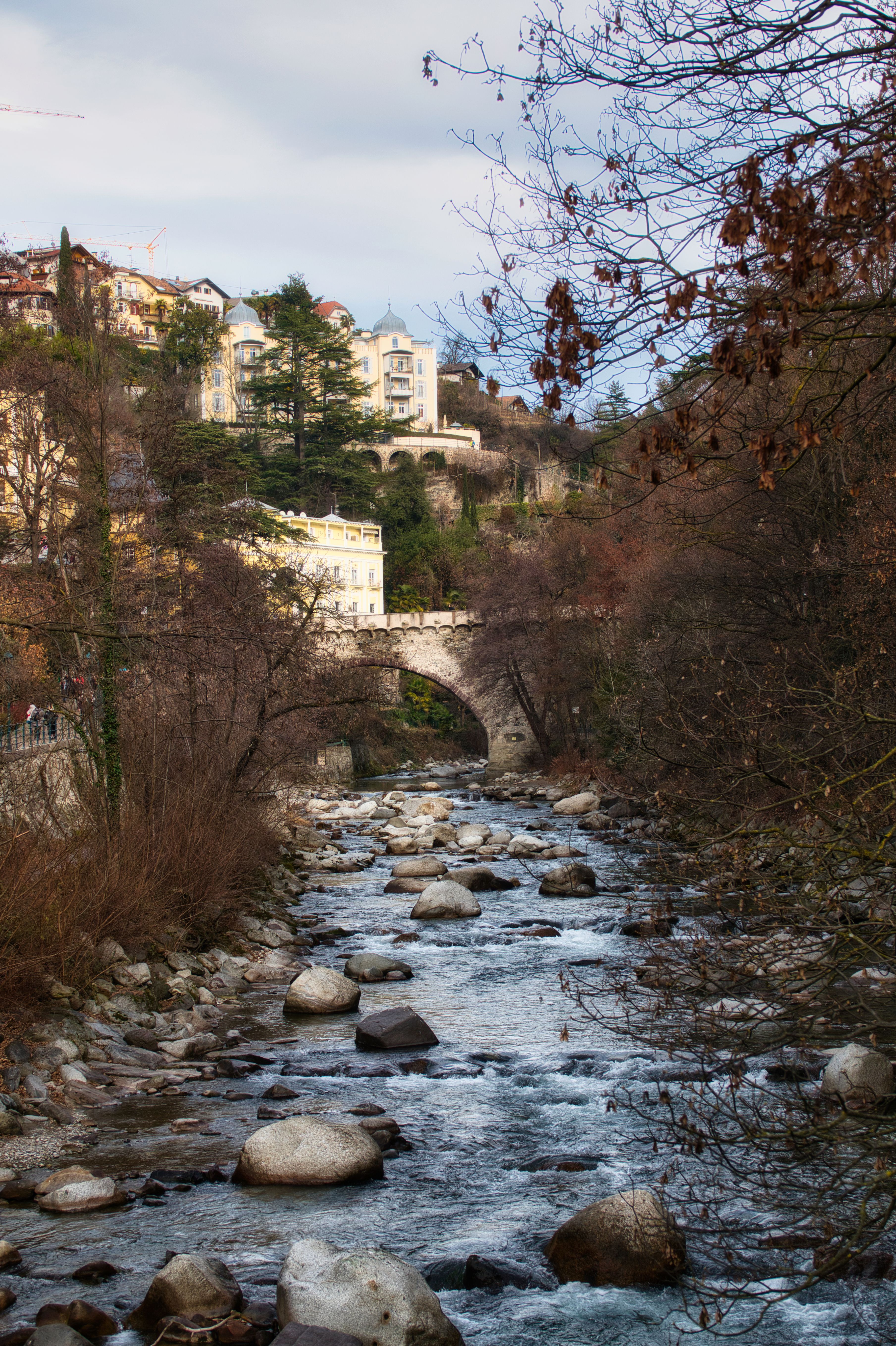 Gothic Bridge over River · Free Stock Photo