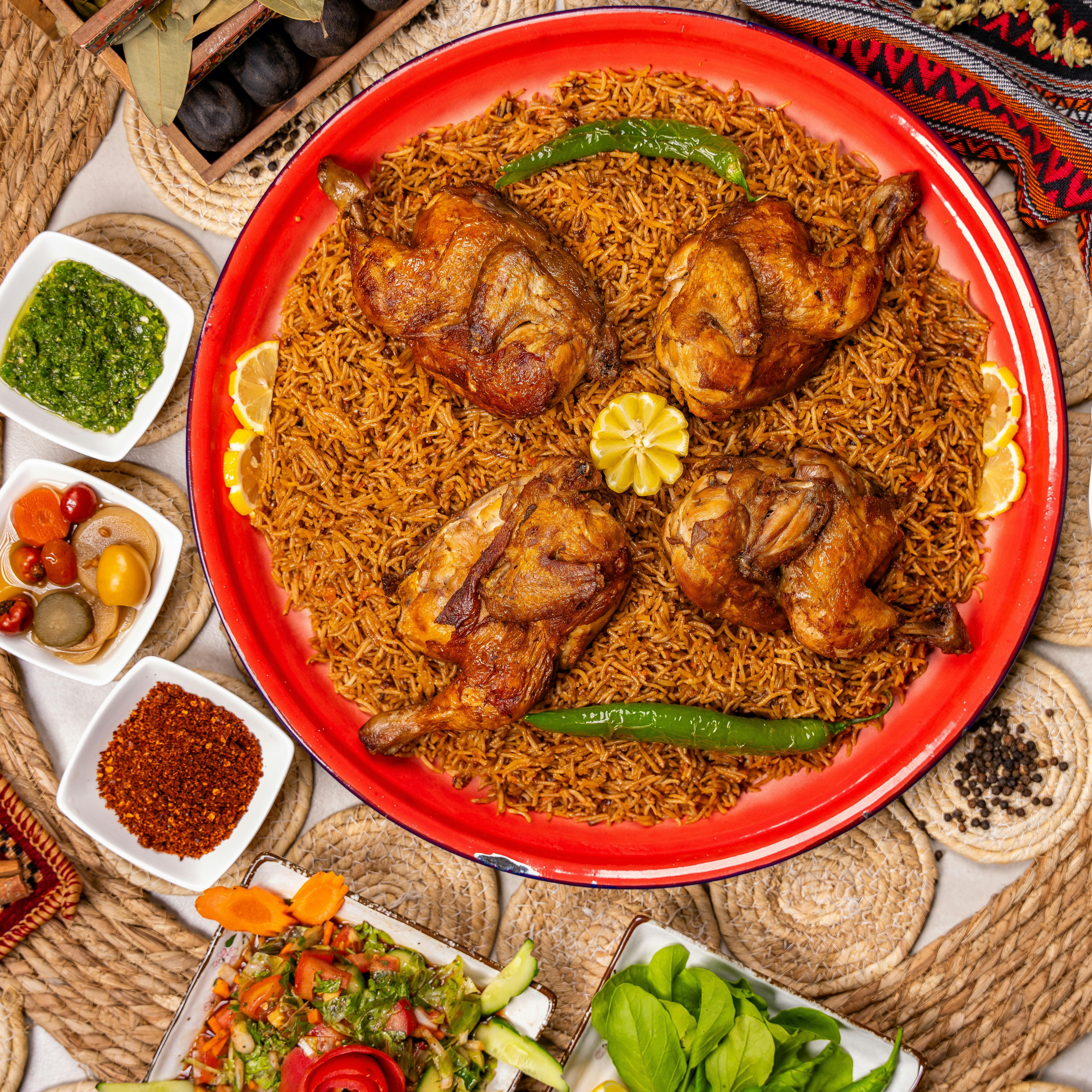 Meat with Rice on Plate · Free Stock Photo