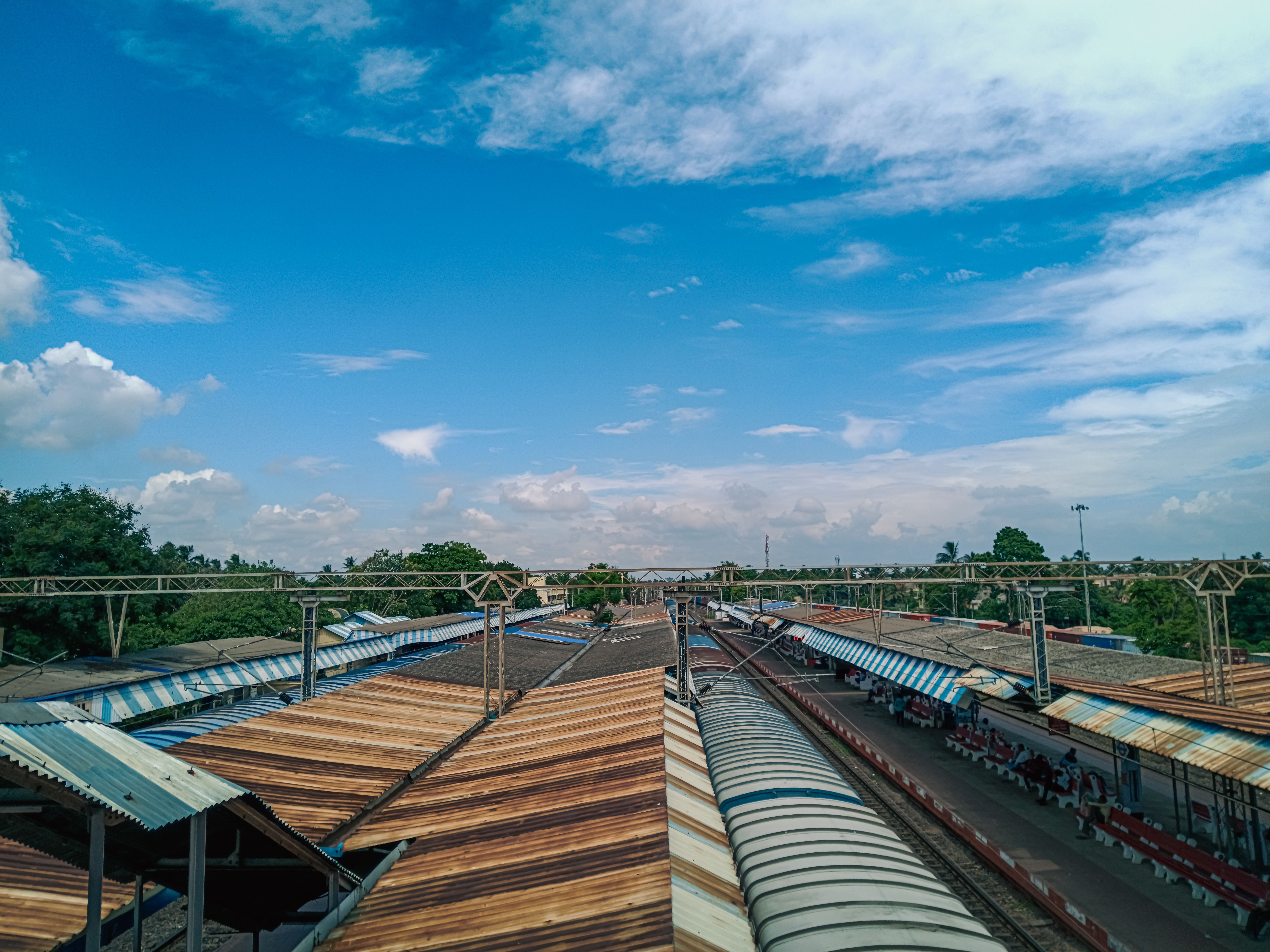Rooftop of Railway Station · Free Stock Photo