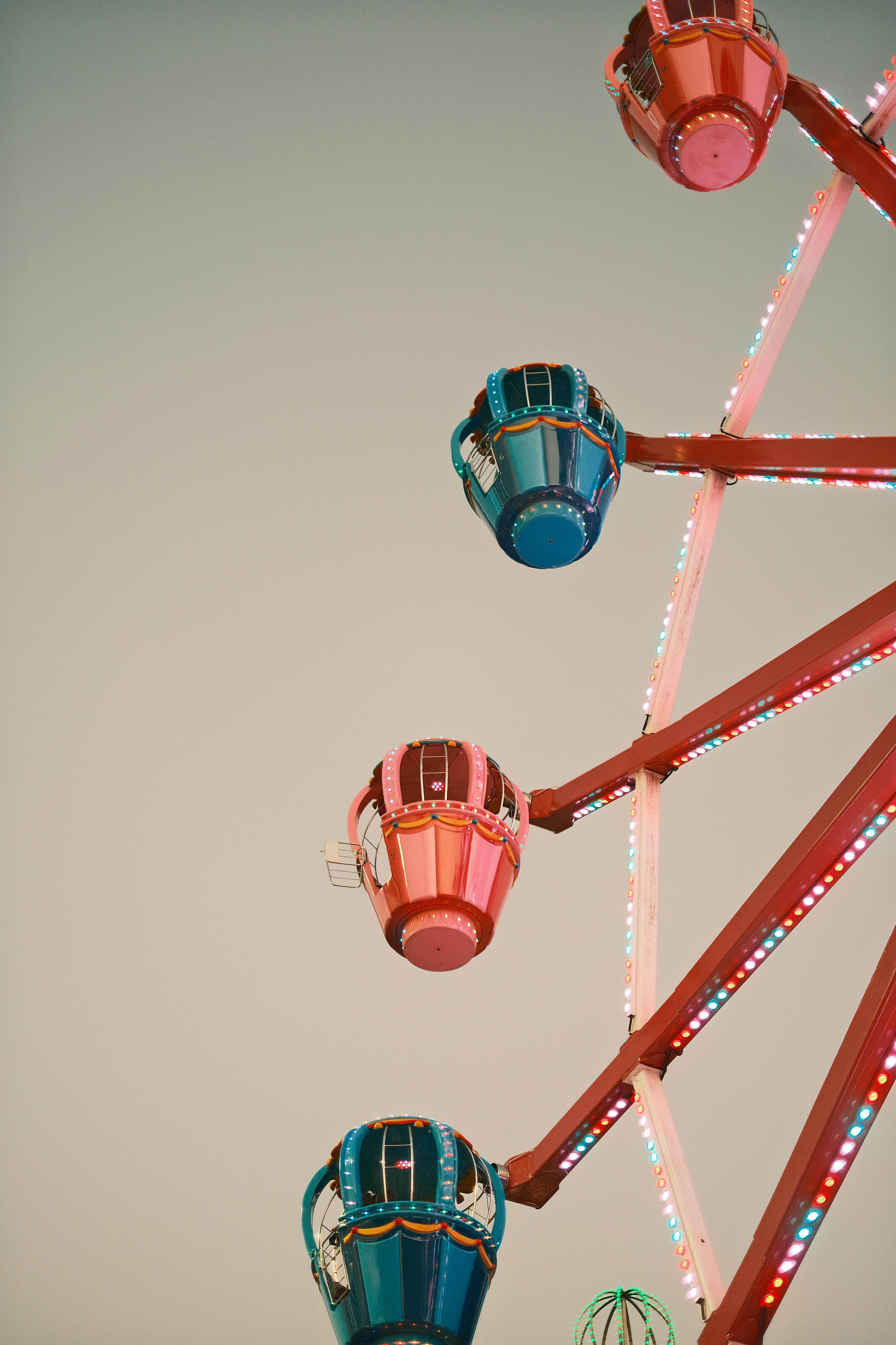 Close up Photograph of Ferris Wheel · Free Stock Photo