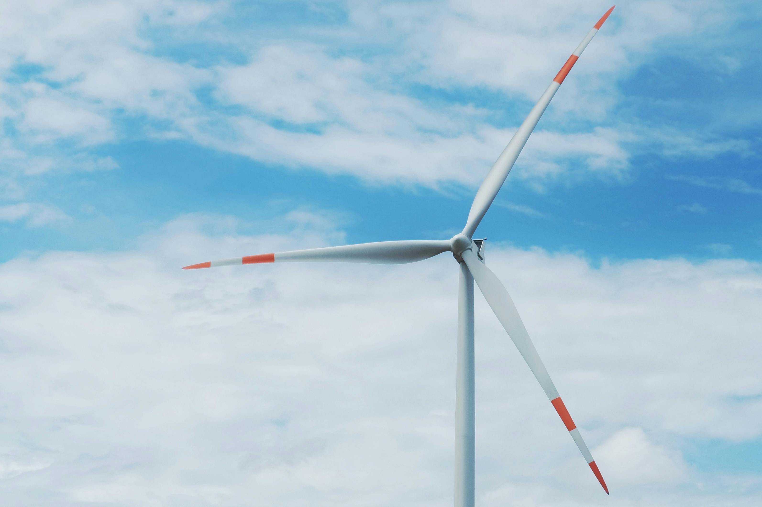 Clouds over Wind Turbine · Free Stock Photo