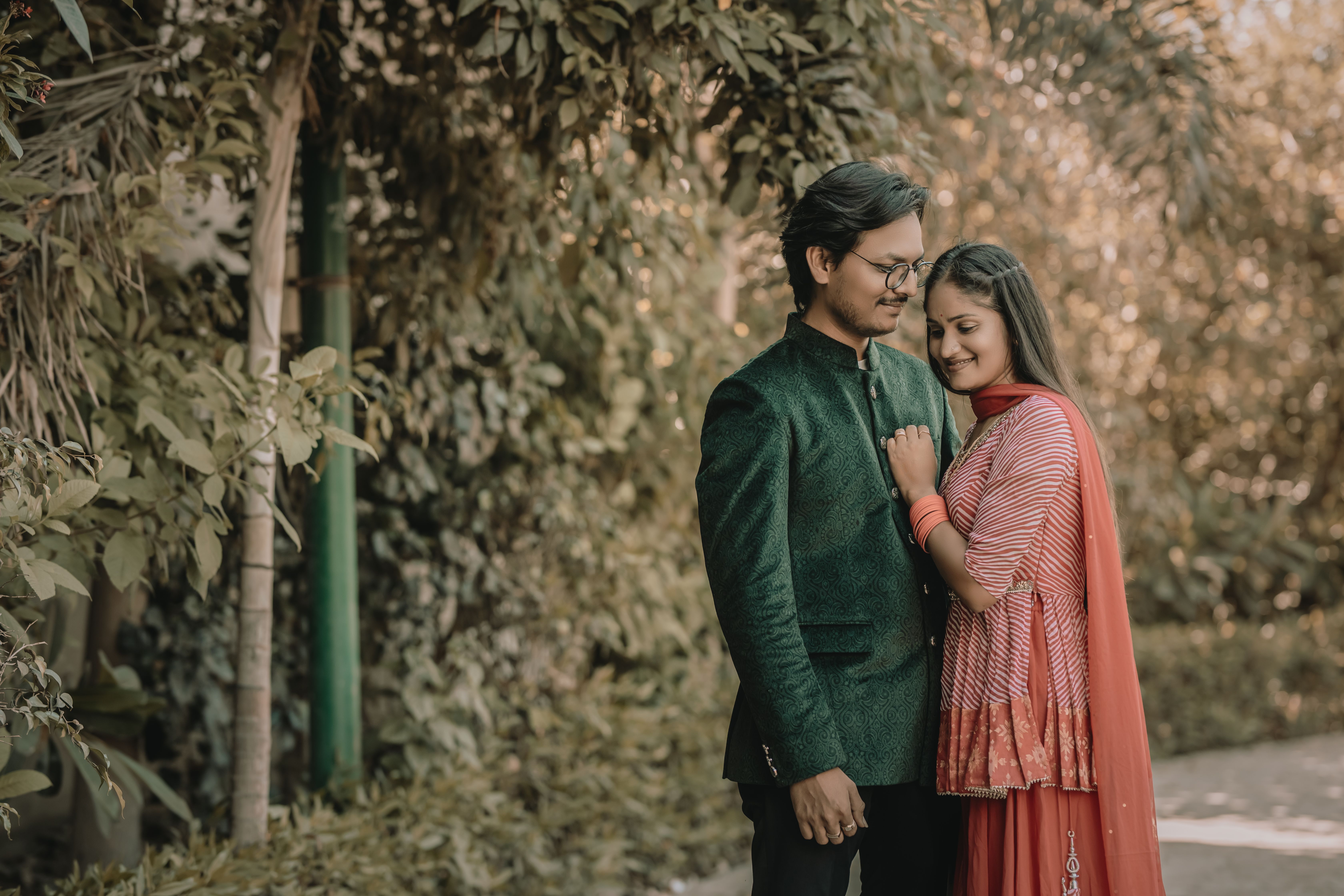 Young Couple in Traditional Clothing · Free Stock Photo