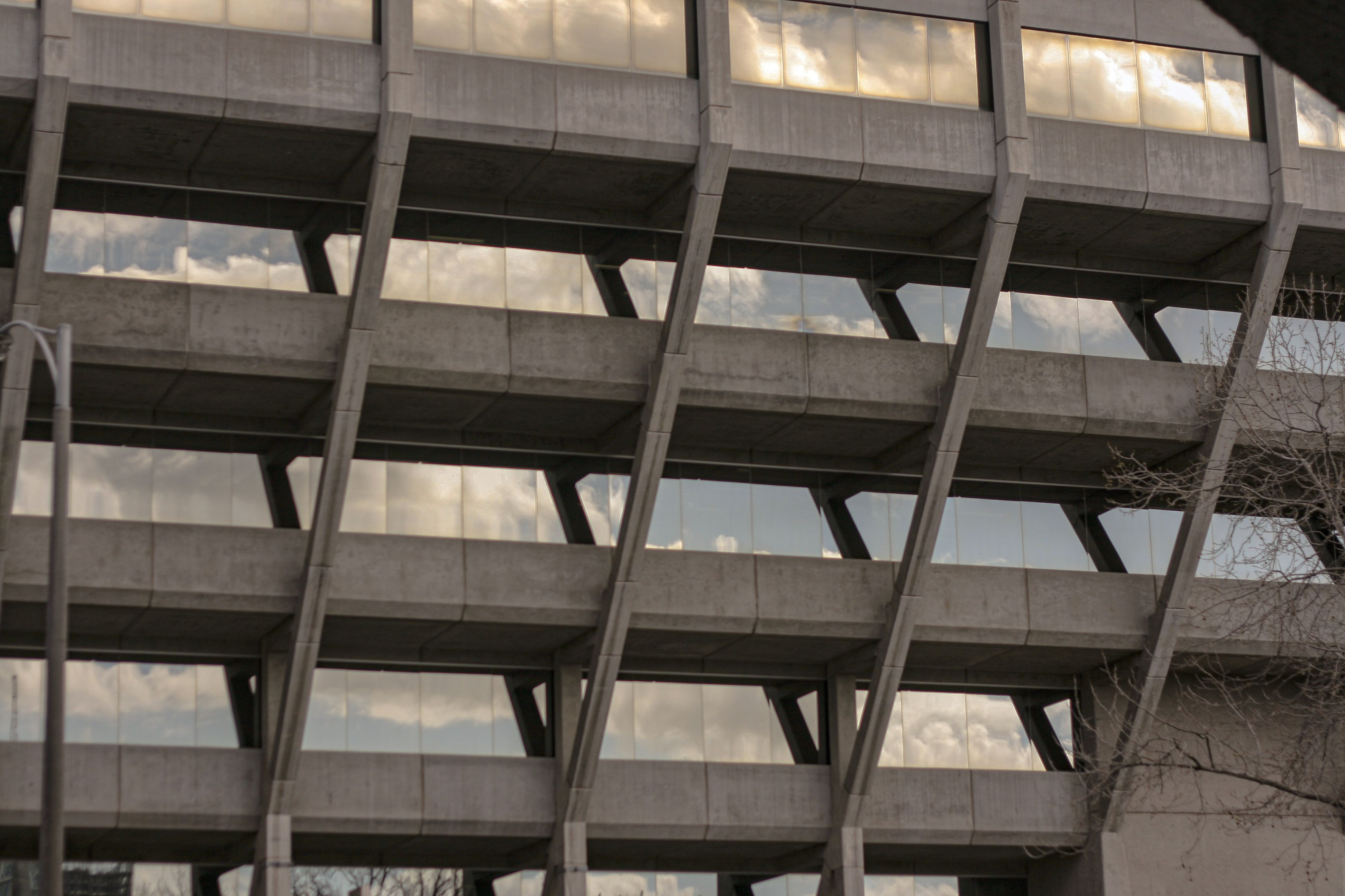 Facade of Brutalist Building · Free Stock Photo