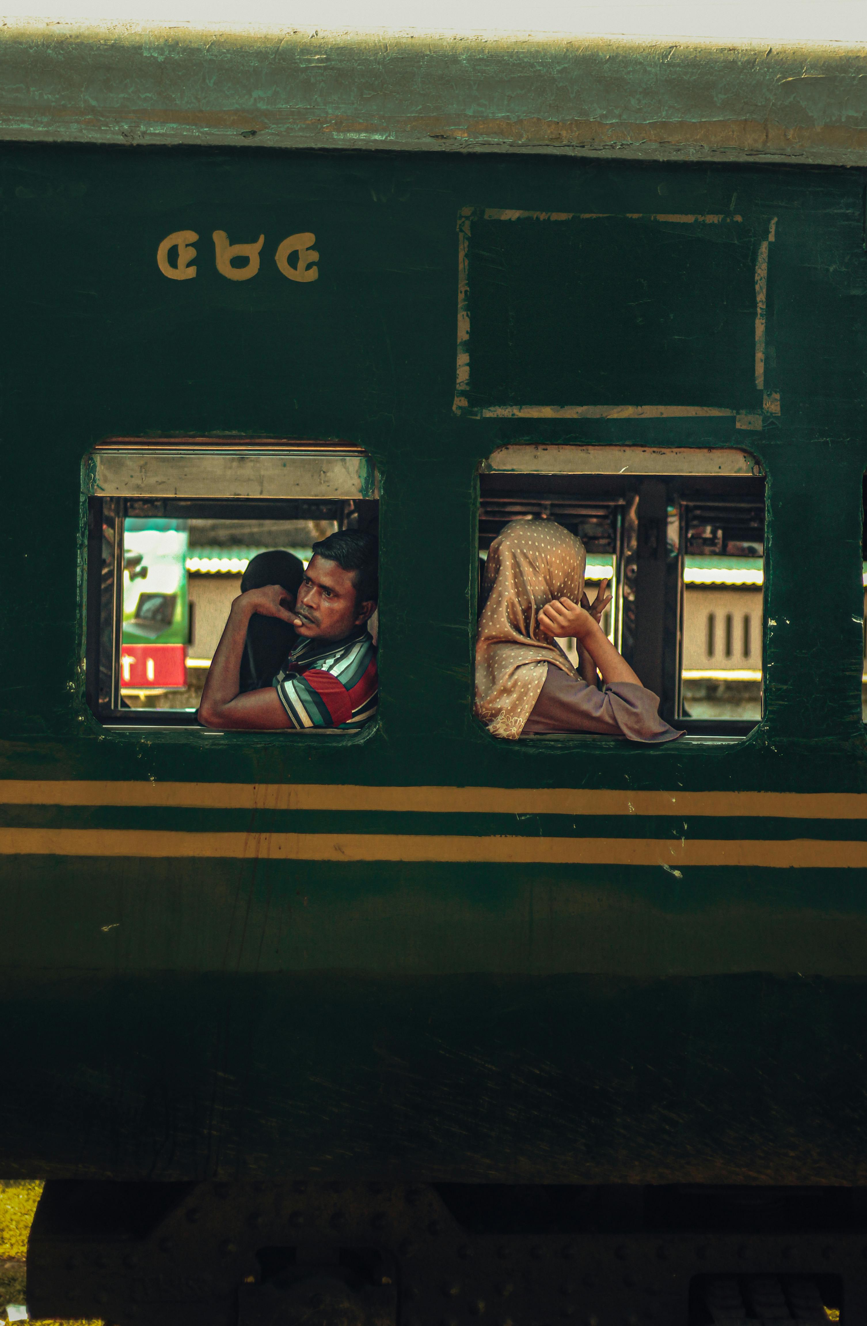 People Traveling in Train · Free Stock Photo