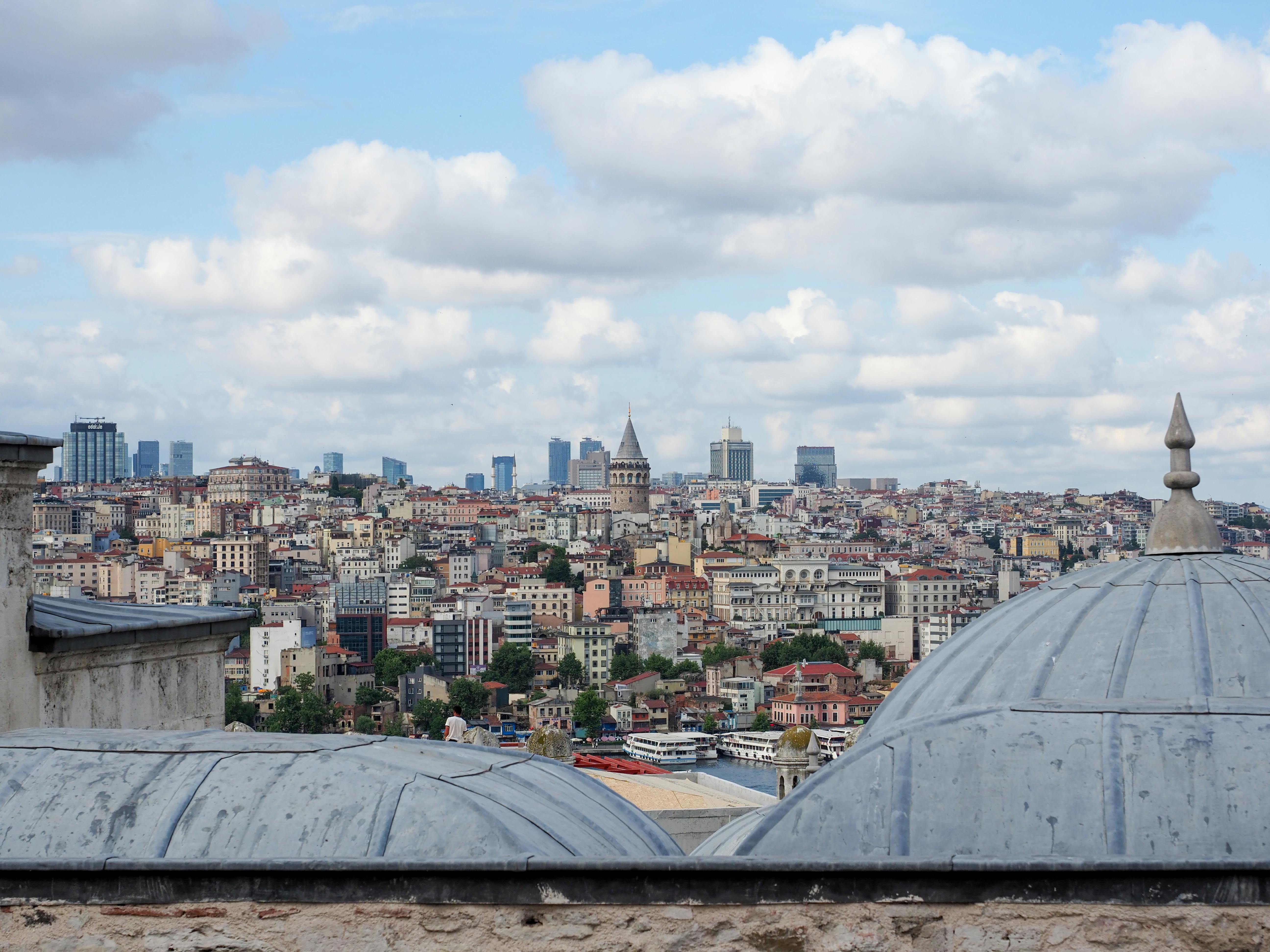 Panorama of Istanbul from Suleymaniye Mosque Roof · Free Stock Photo