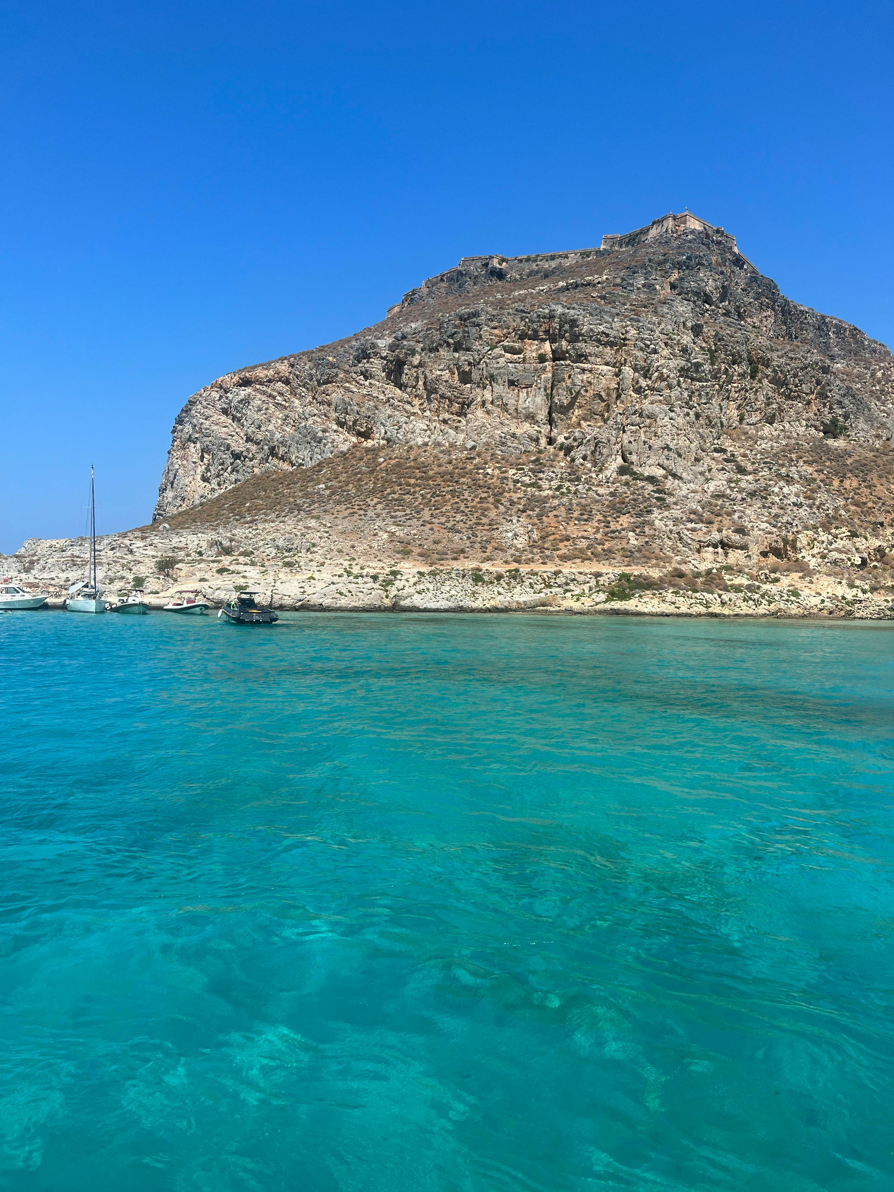 View of a Cliff at Gramvousa Island, Crete, Greece · Free Stock Photo