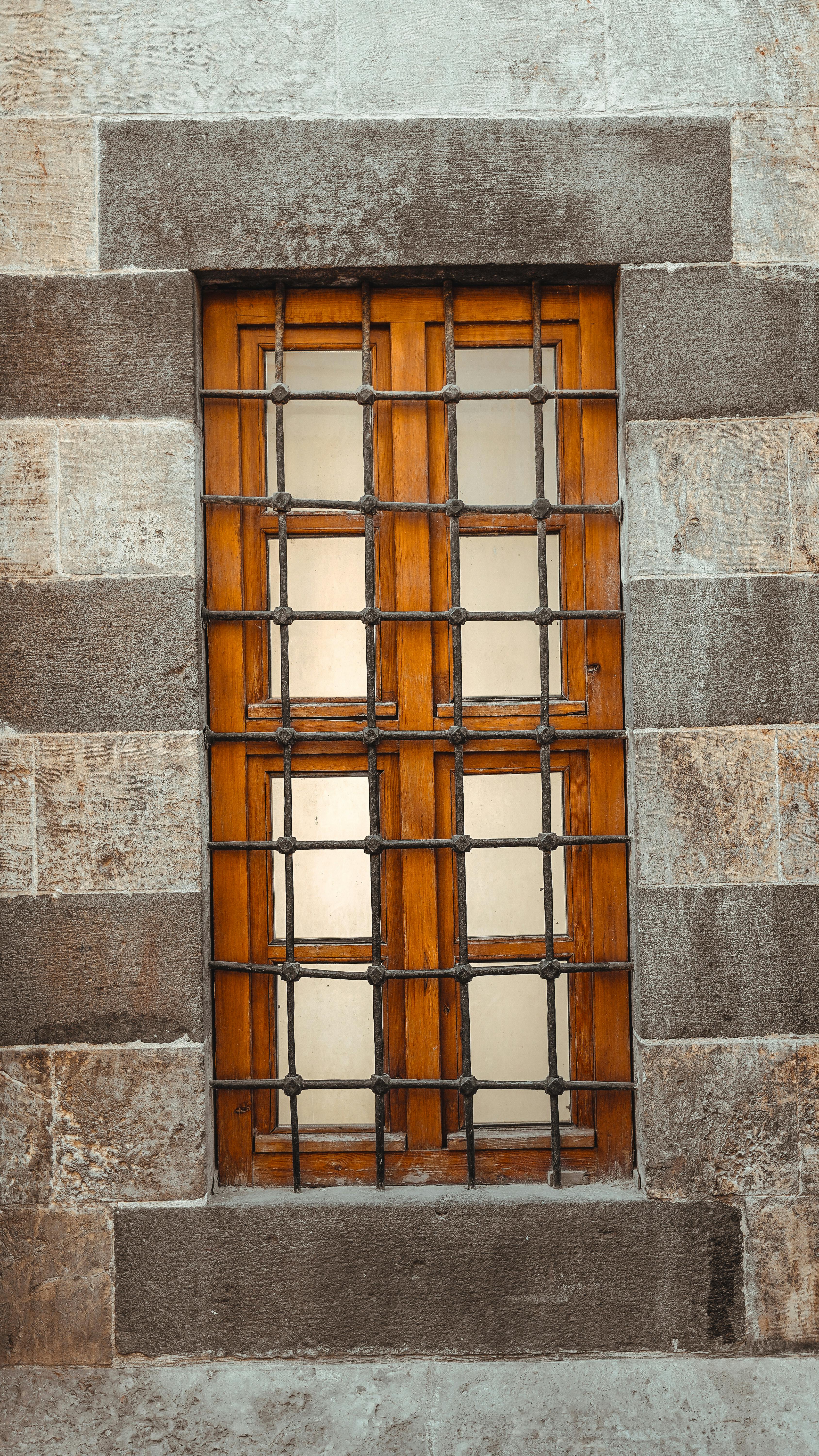 Barred Wooden Door · Free Stock Photo