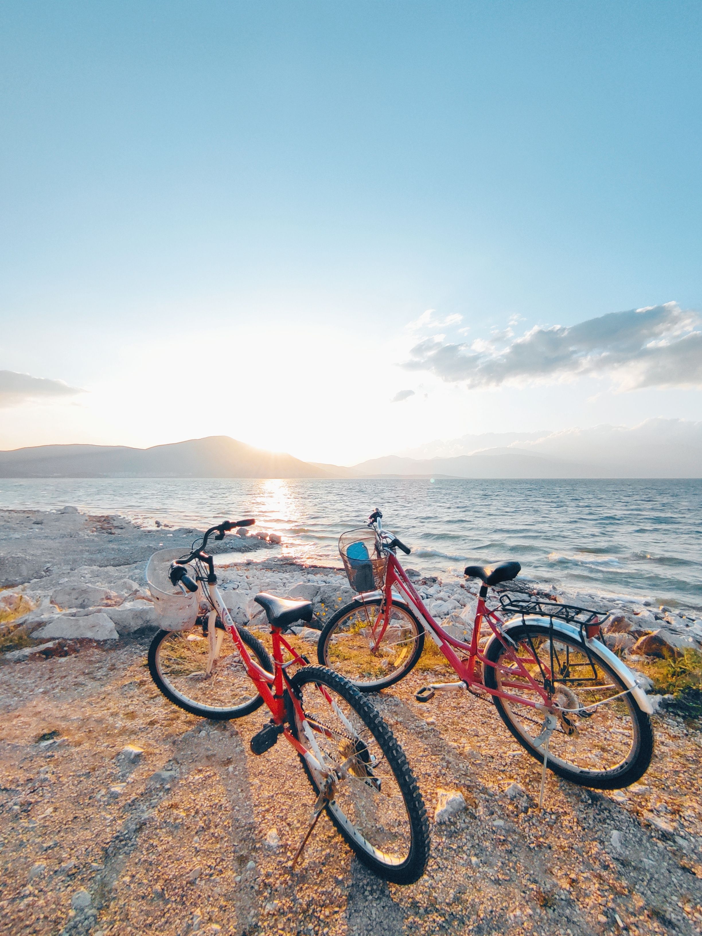 Two Bicycles on the Beach · Free Stock Photo