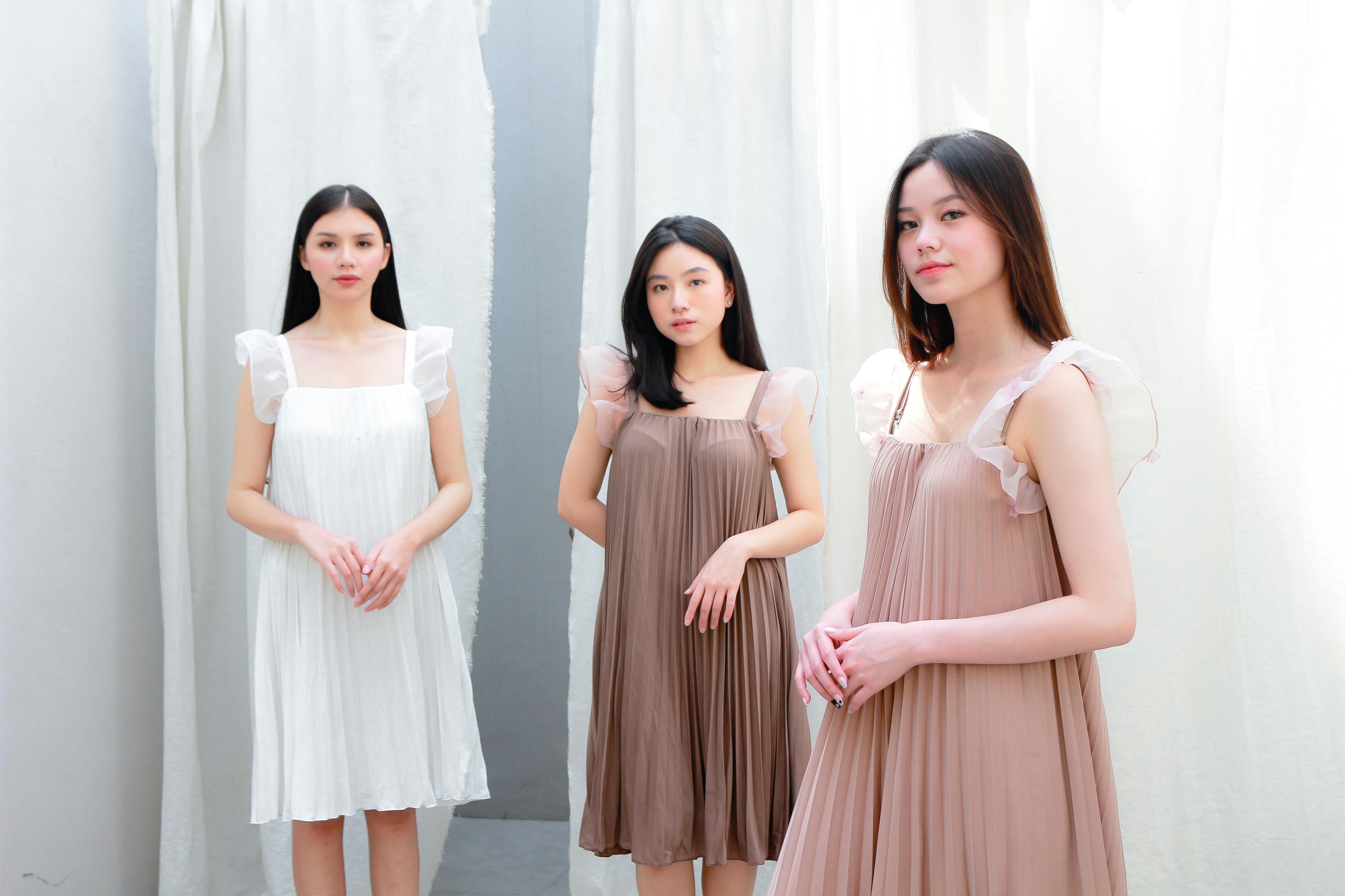 Beautiful Models in Smock Dresses · Free Stock Photo