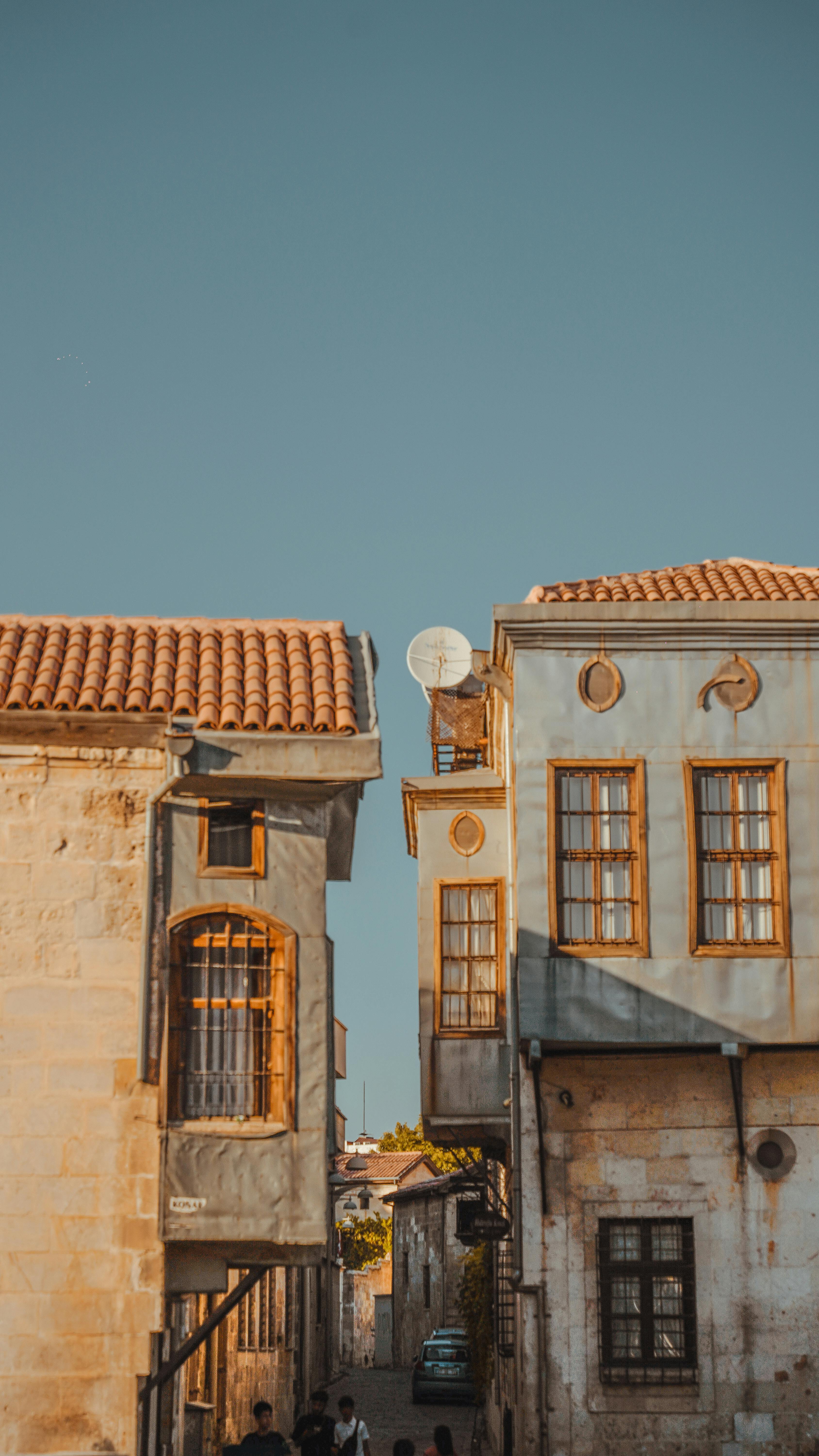 Narrow Space between Buildings by Street · Free Stock Photo