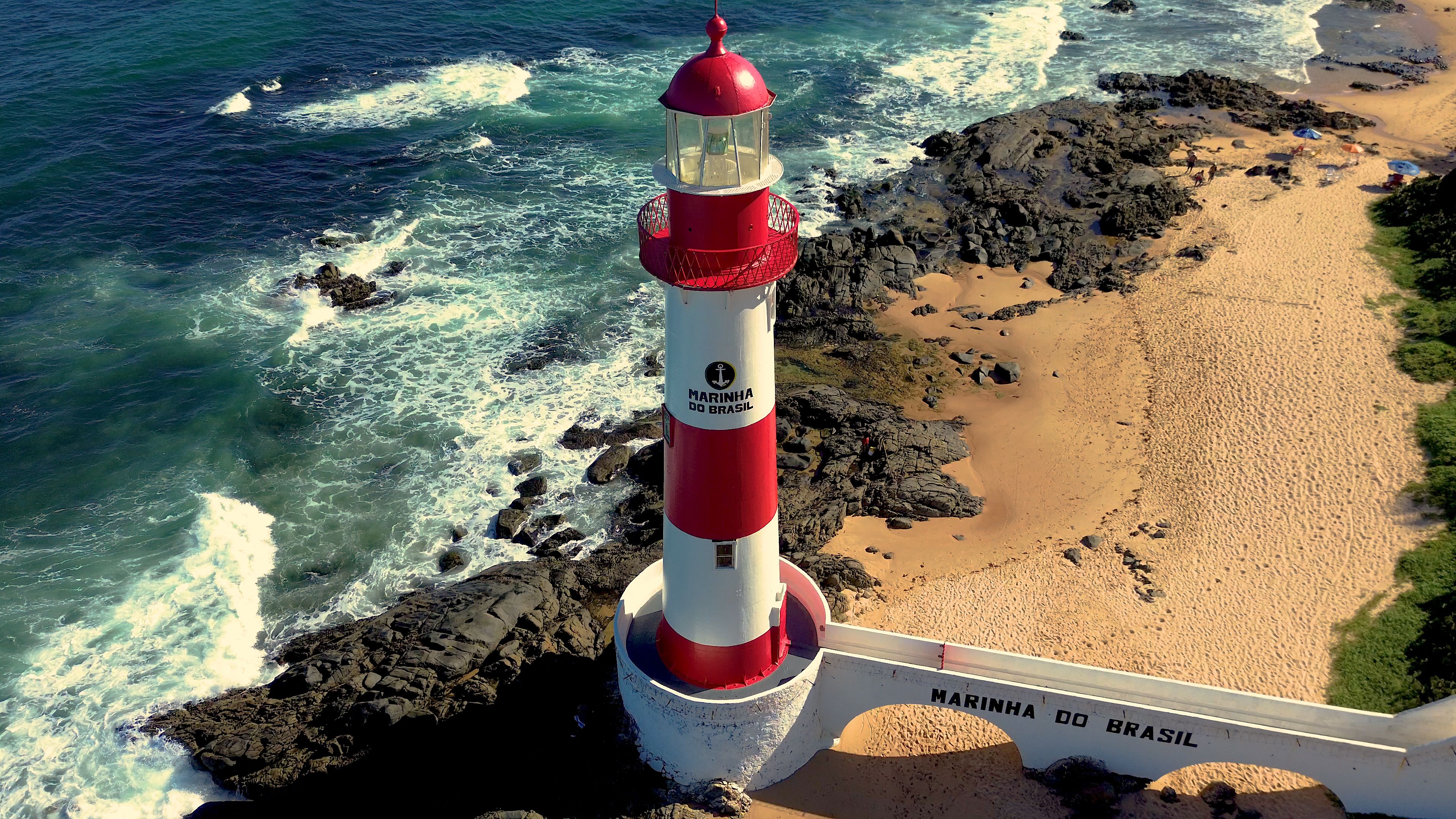 Lighthouse on Sea Shore in Salvador in Brazil · Free Stock Photo