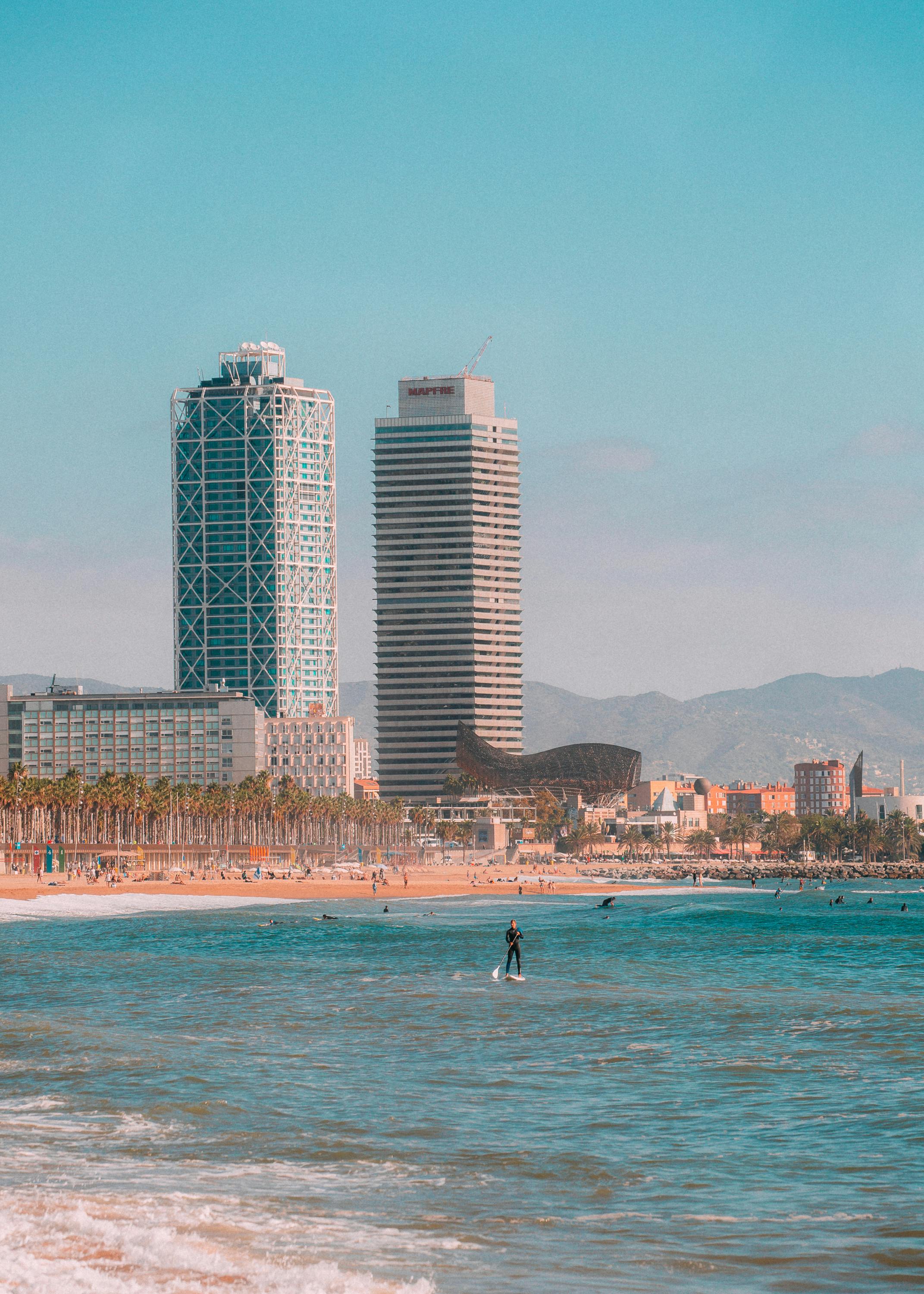 City High Rise Buildings Near Seashore · Free Stock Photo