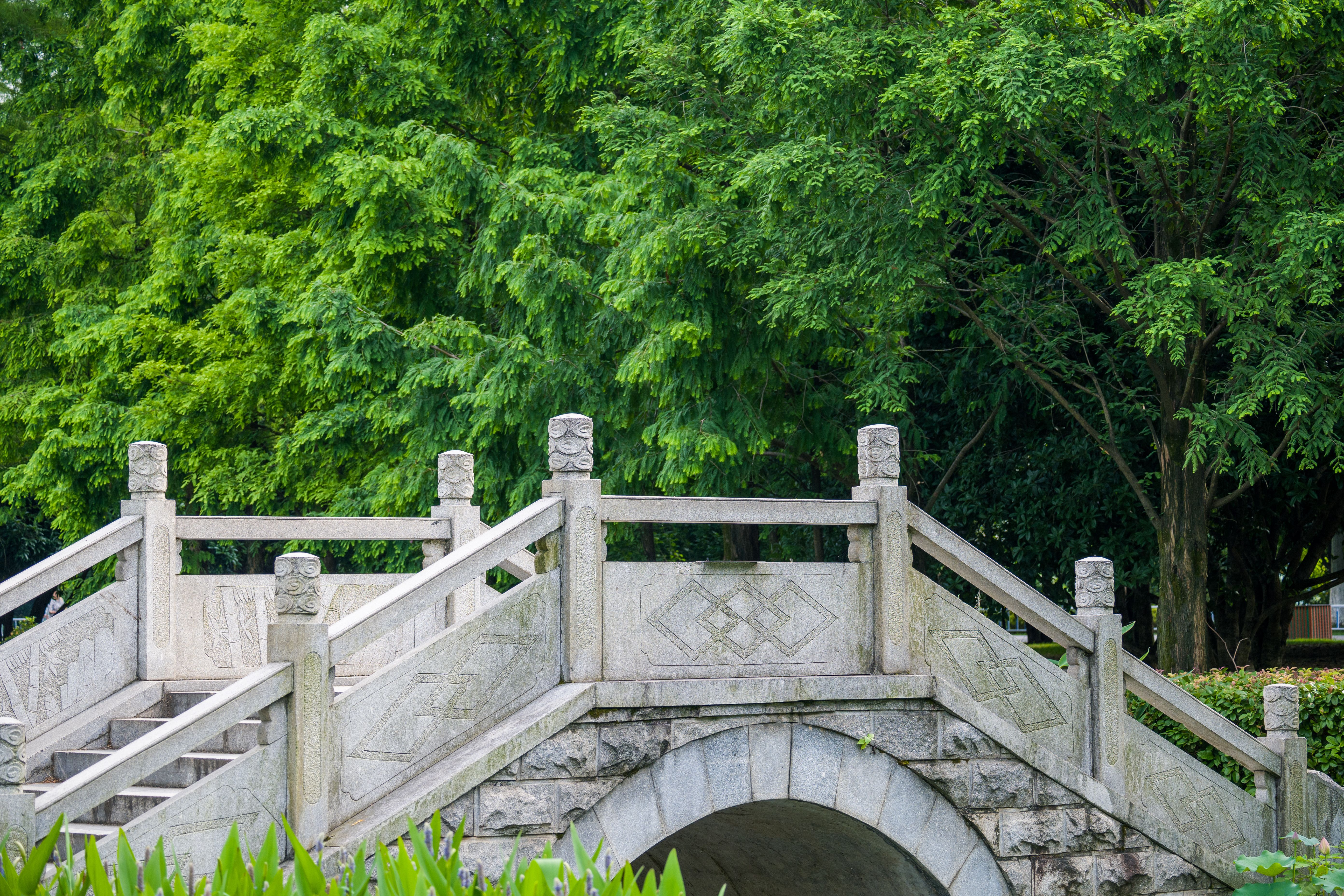 Stone Footbridge in Park · Free Stock Photo