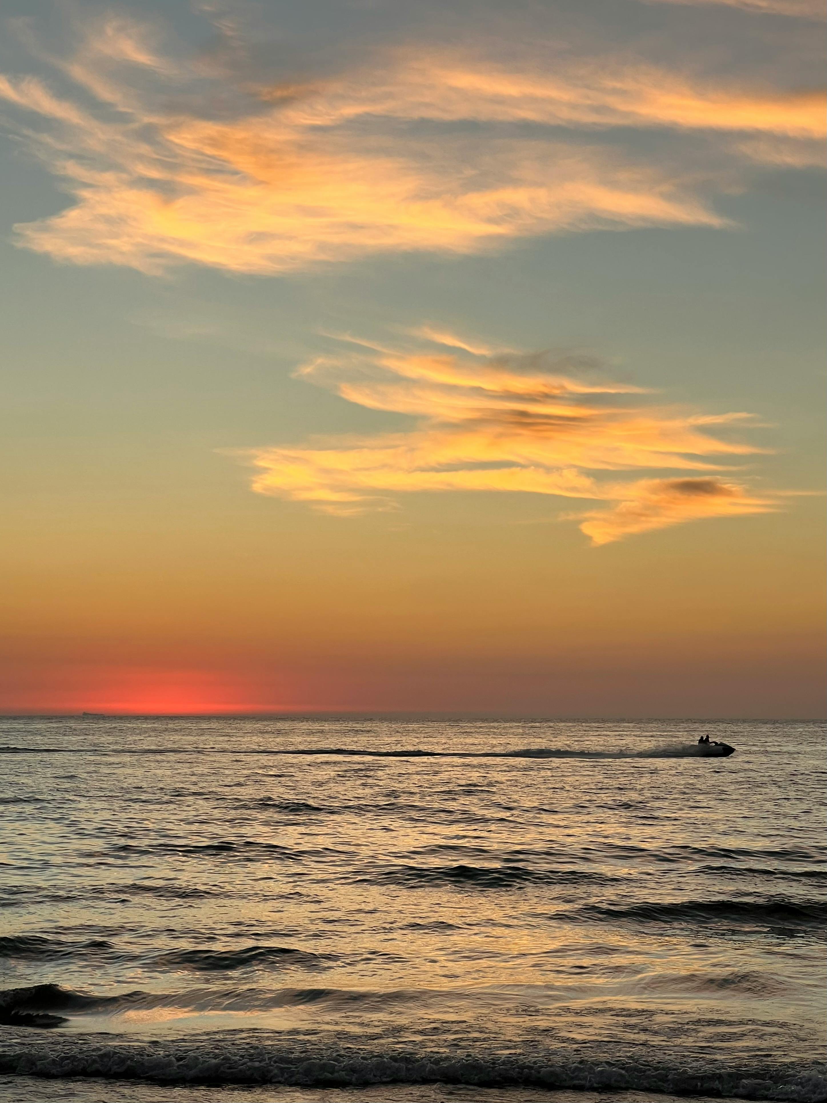 Photo gratuite de algeria, algérie, beach, clouds, colors, coucher de ...