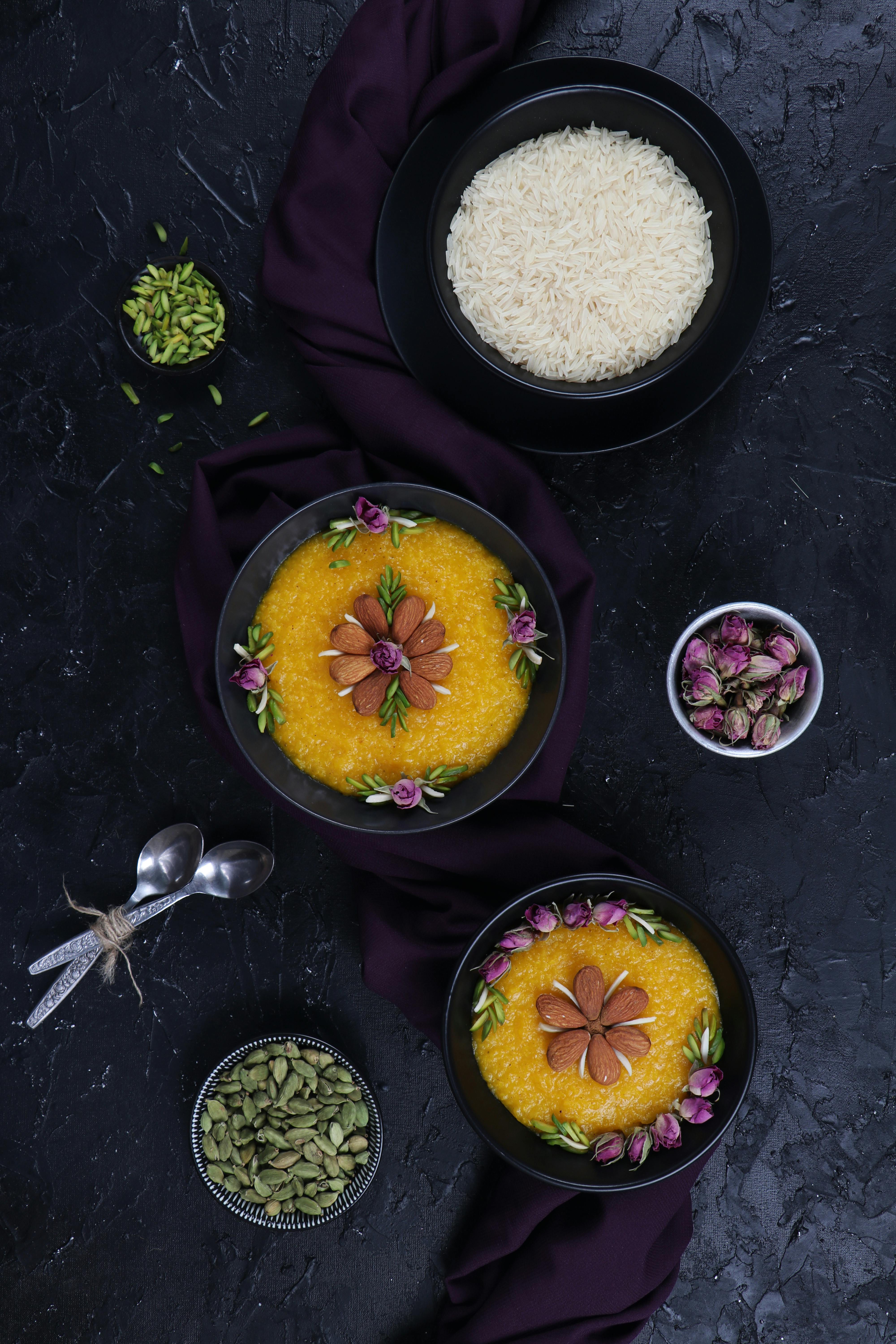 Traditional Iranian Rice Pudding Dessert · Free Stock Photo
