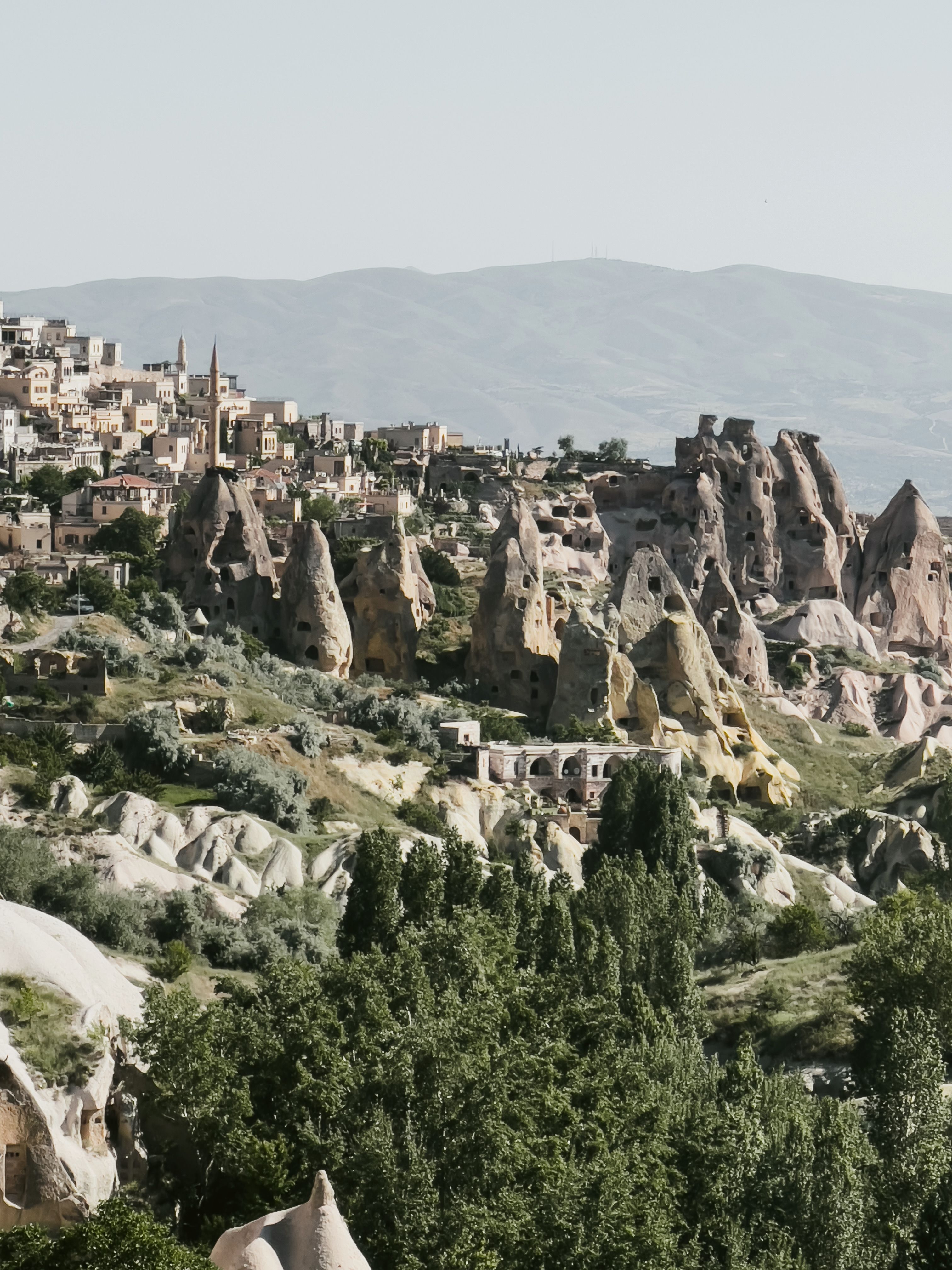 Cappadocia Fairy Chimneys Turned into Buildings · Free Stock Photo