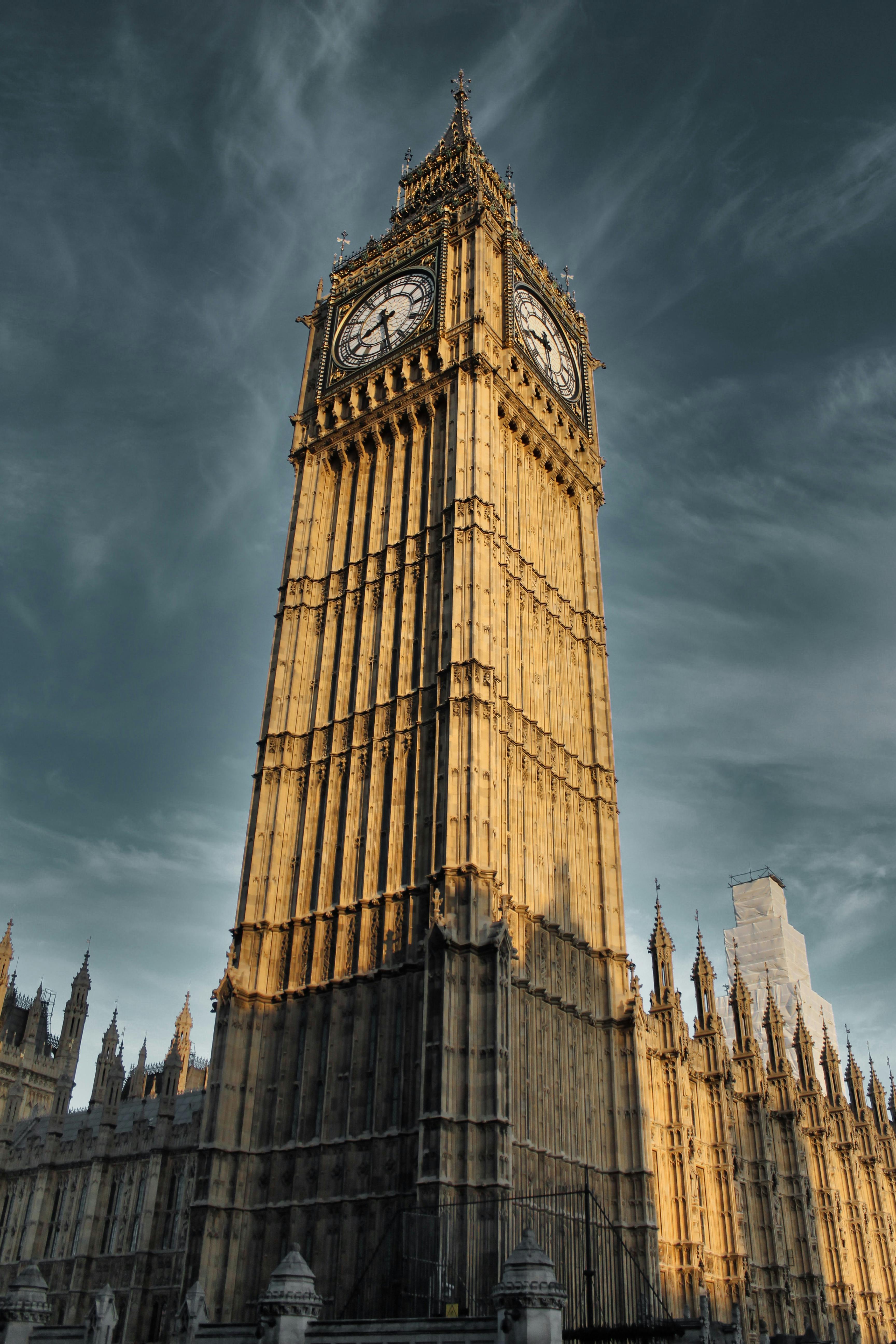 Great Clock of Westminster · Free Stock Photo