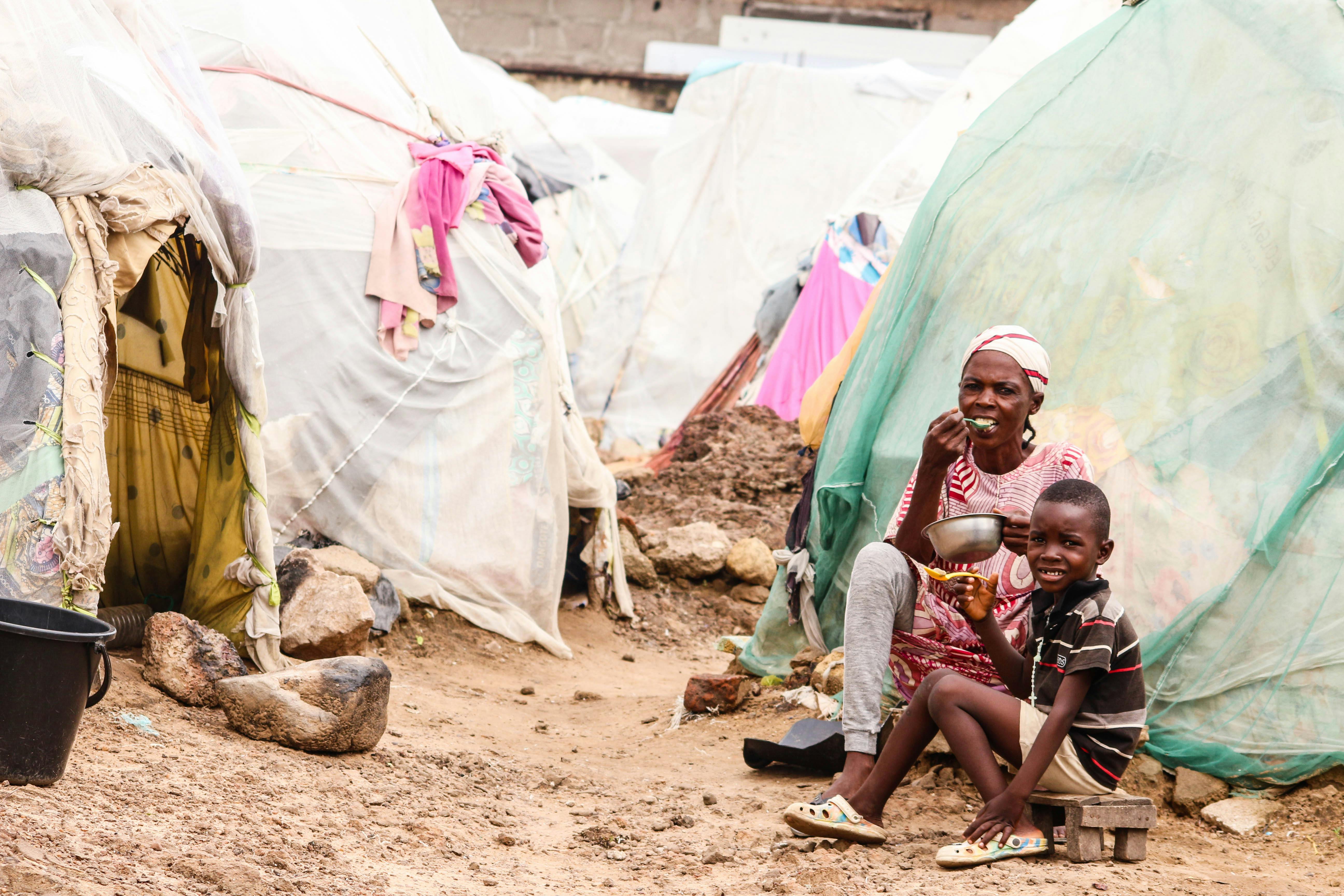 Mother And Son Poverty Photos, Download The BEST Free Mother And Son ...