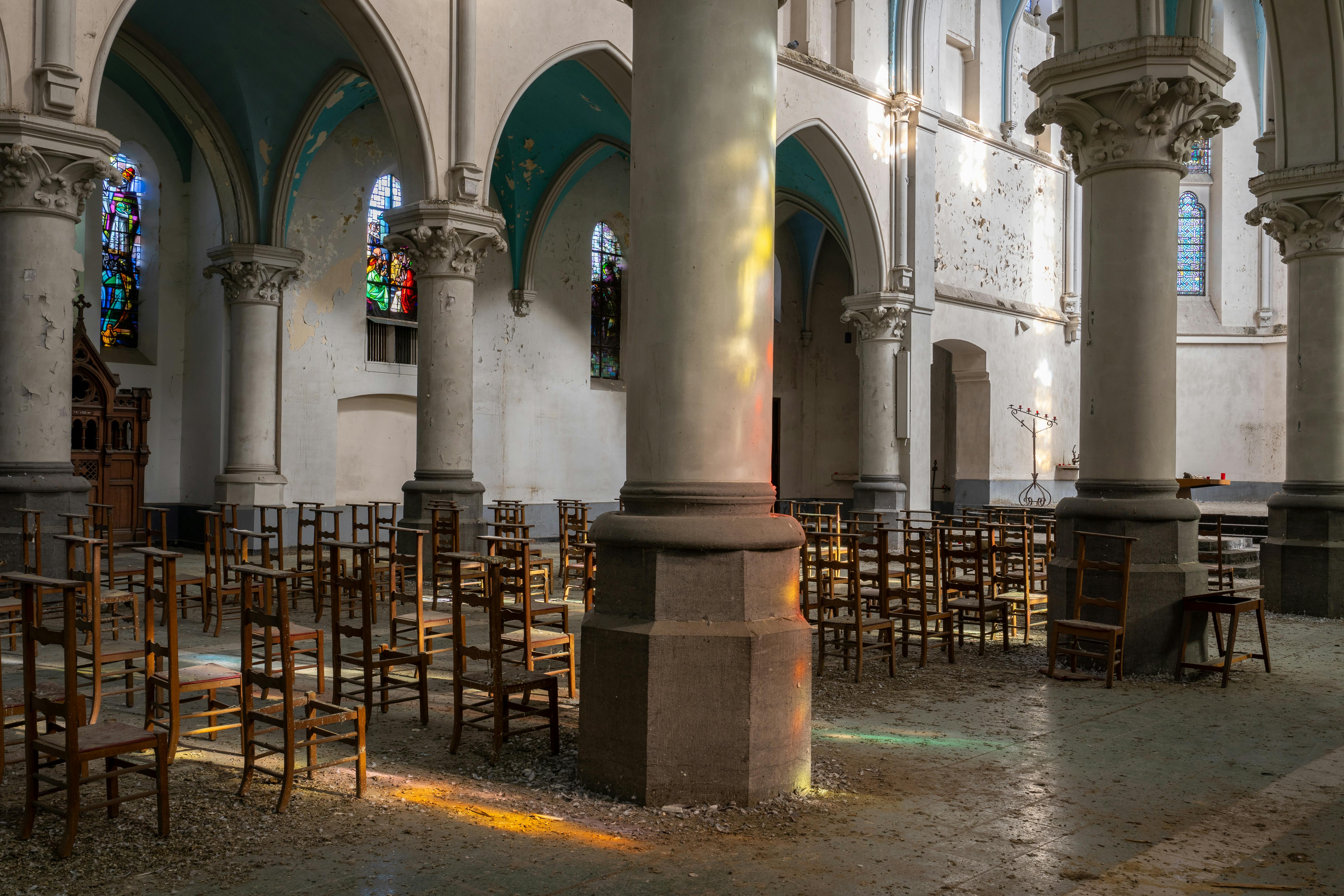 Dark Interior of Church in Copenhagen · Free Stock Photo