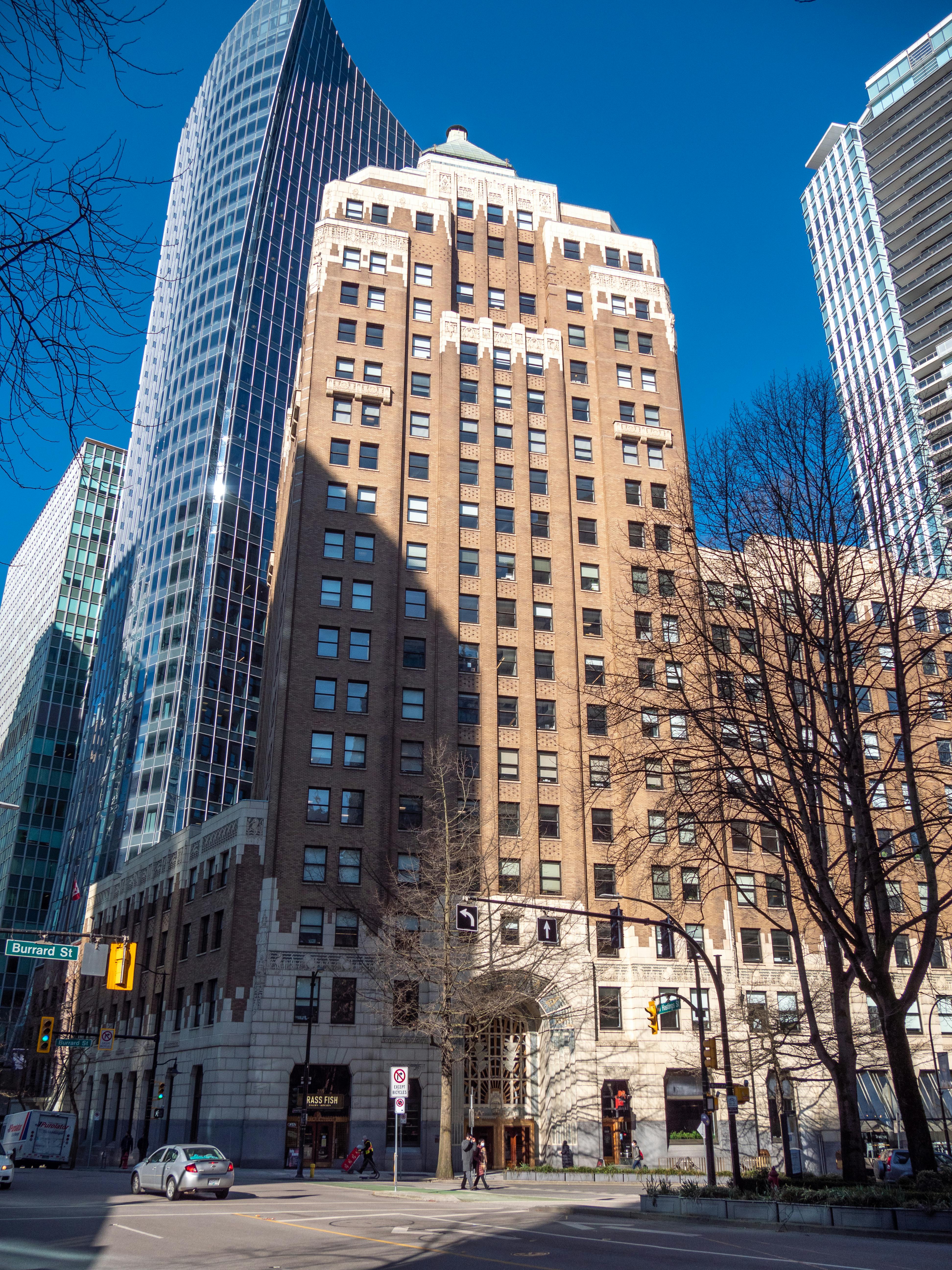 Marine Building Vancouver · Free Stock Photo
