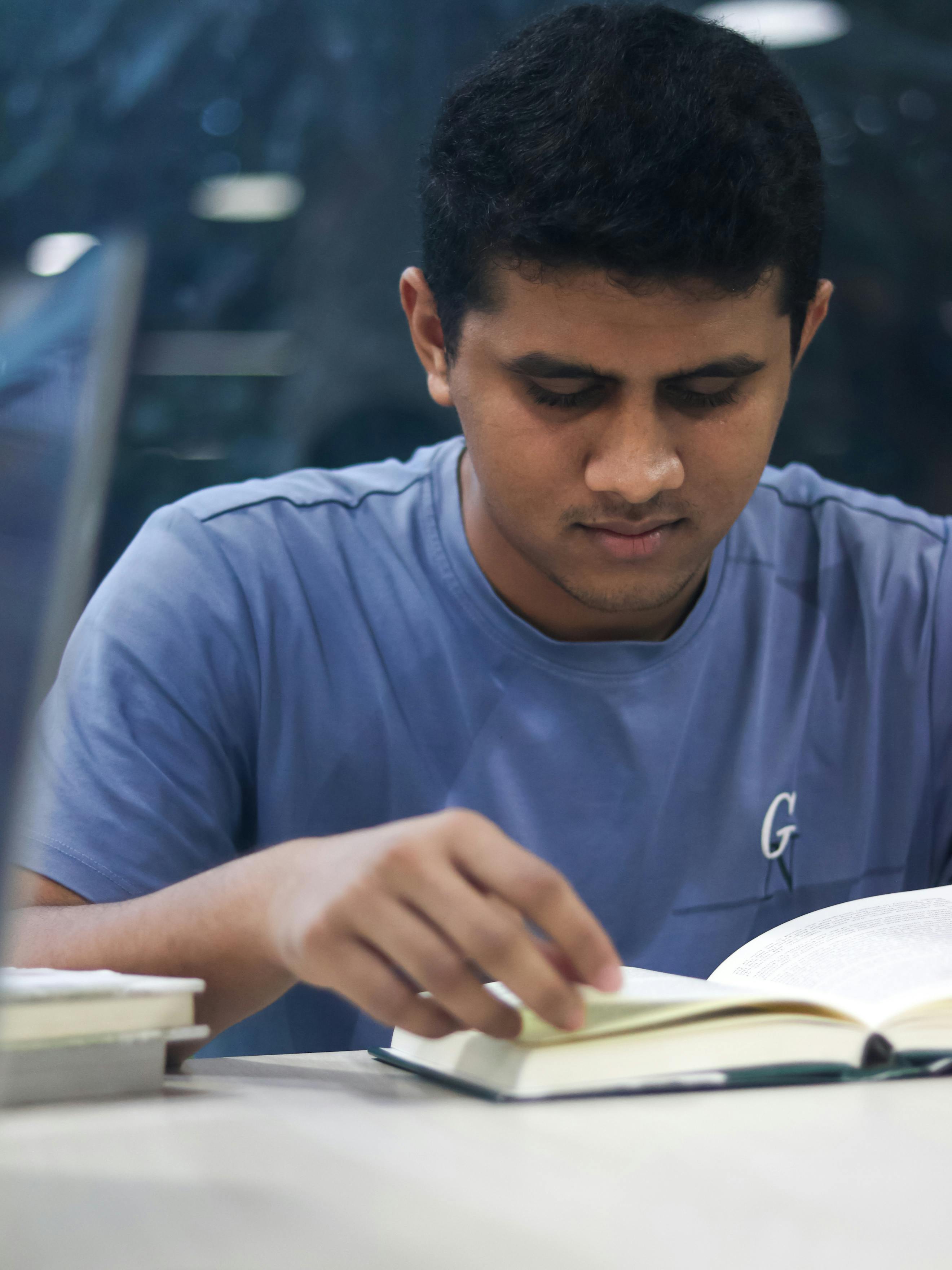 Man Reading A Book · Free Stock Photo