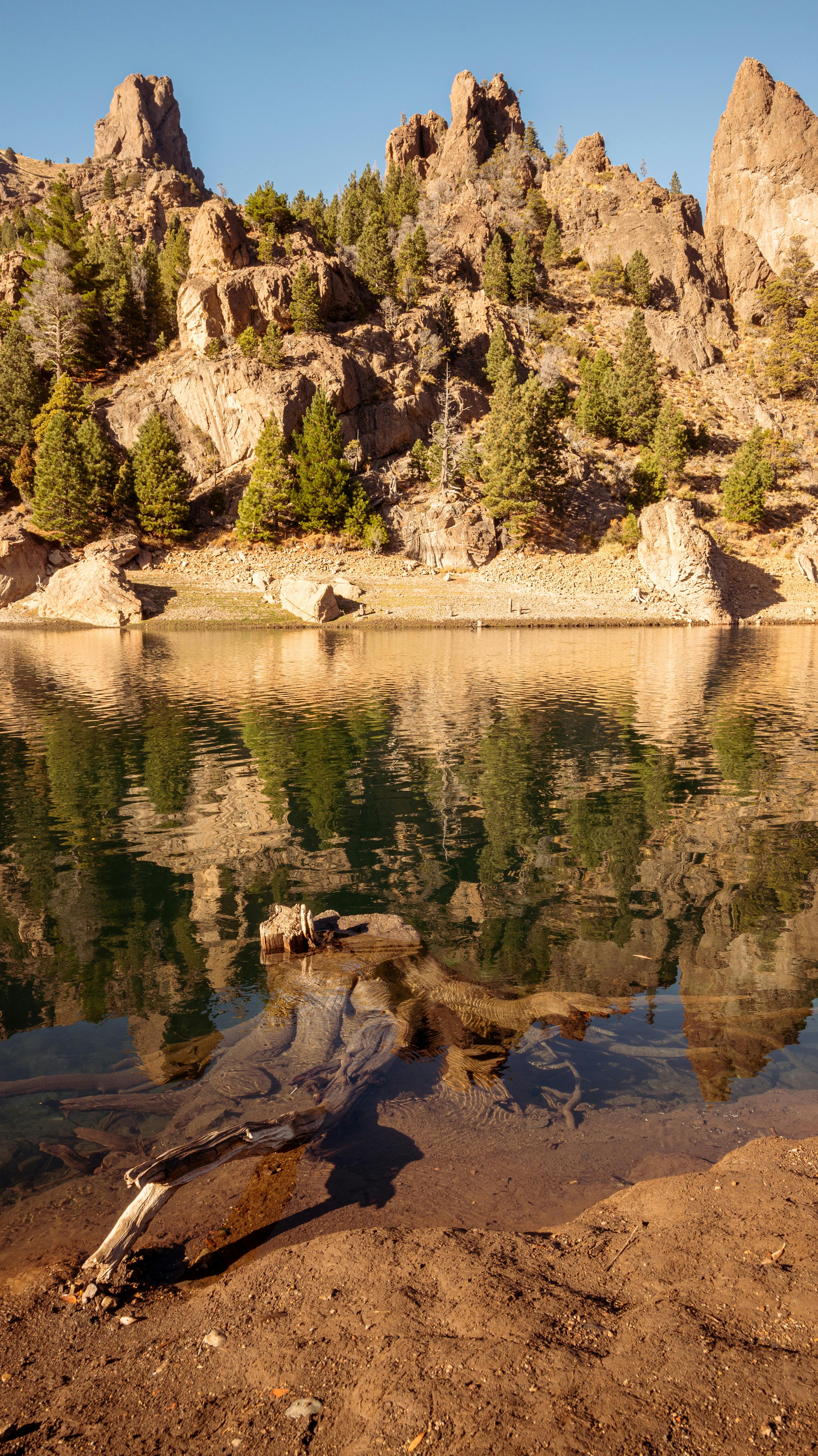 Rocks on Hill over River · Free Stock Photo