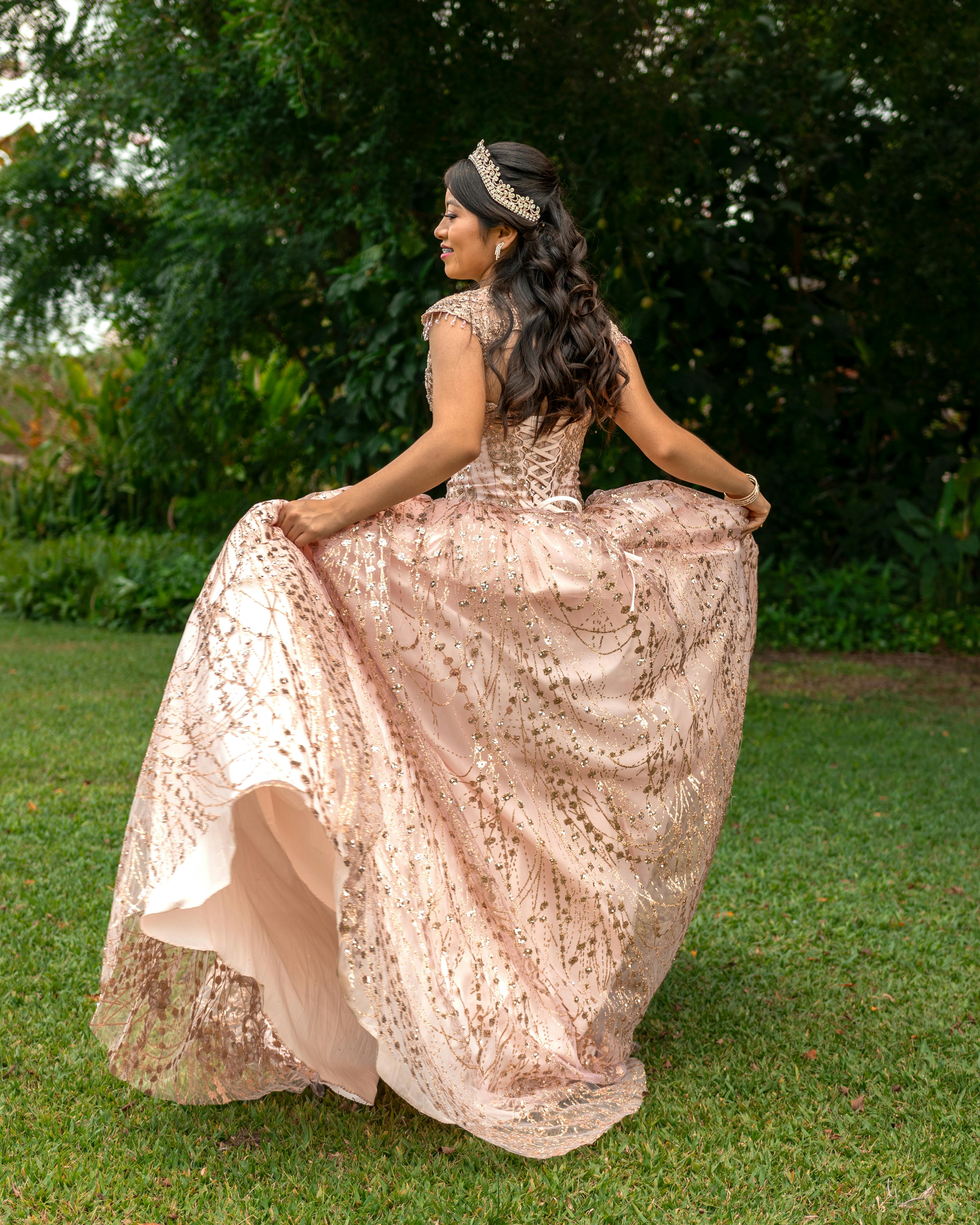 Back View of Woman in Dress · Free Stock Photo