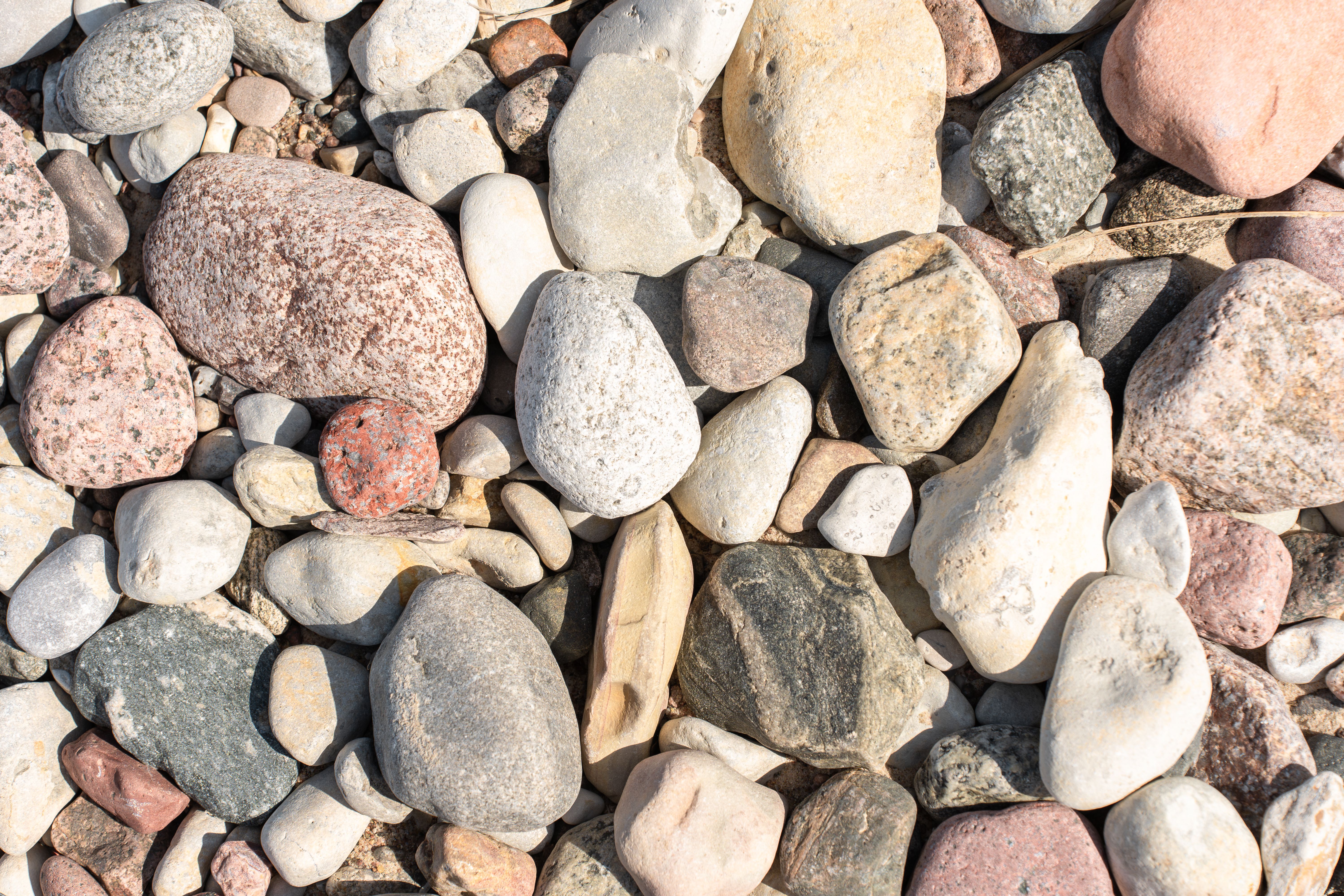 A close up of rocks and pebbles · Free Stock Photo