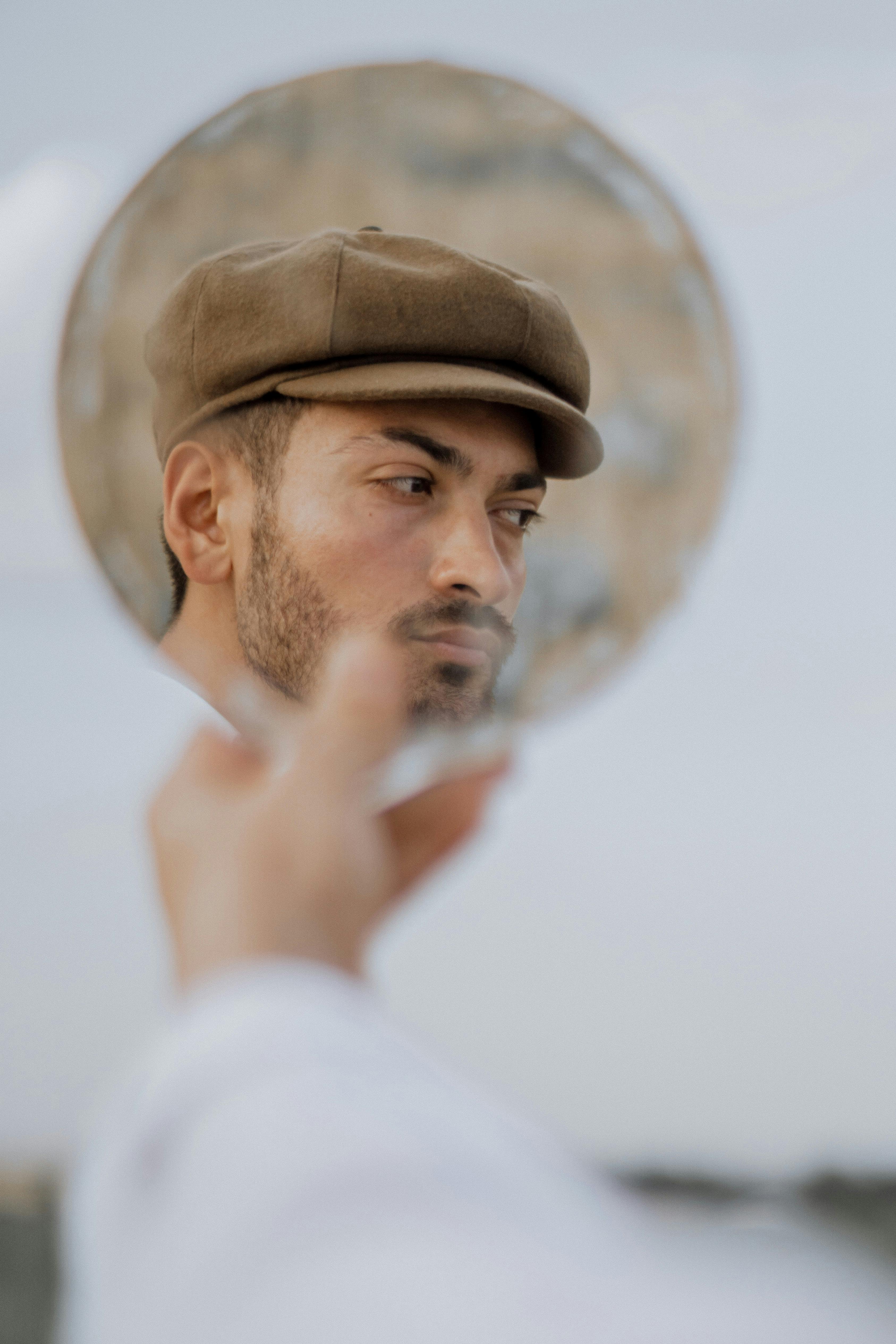 Man Reflection in Mirror · Free Stock Photo