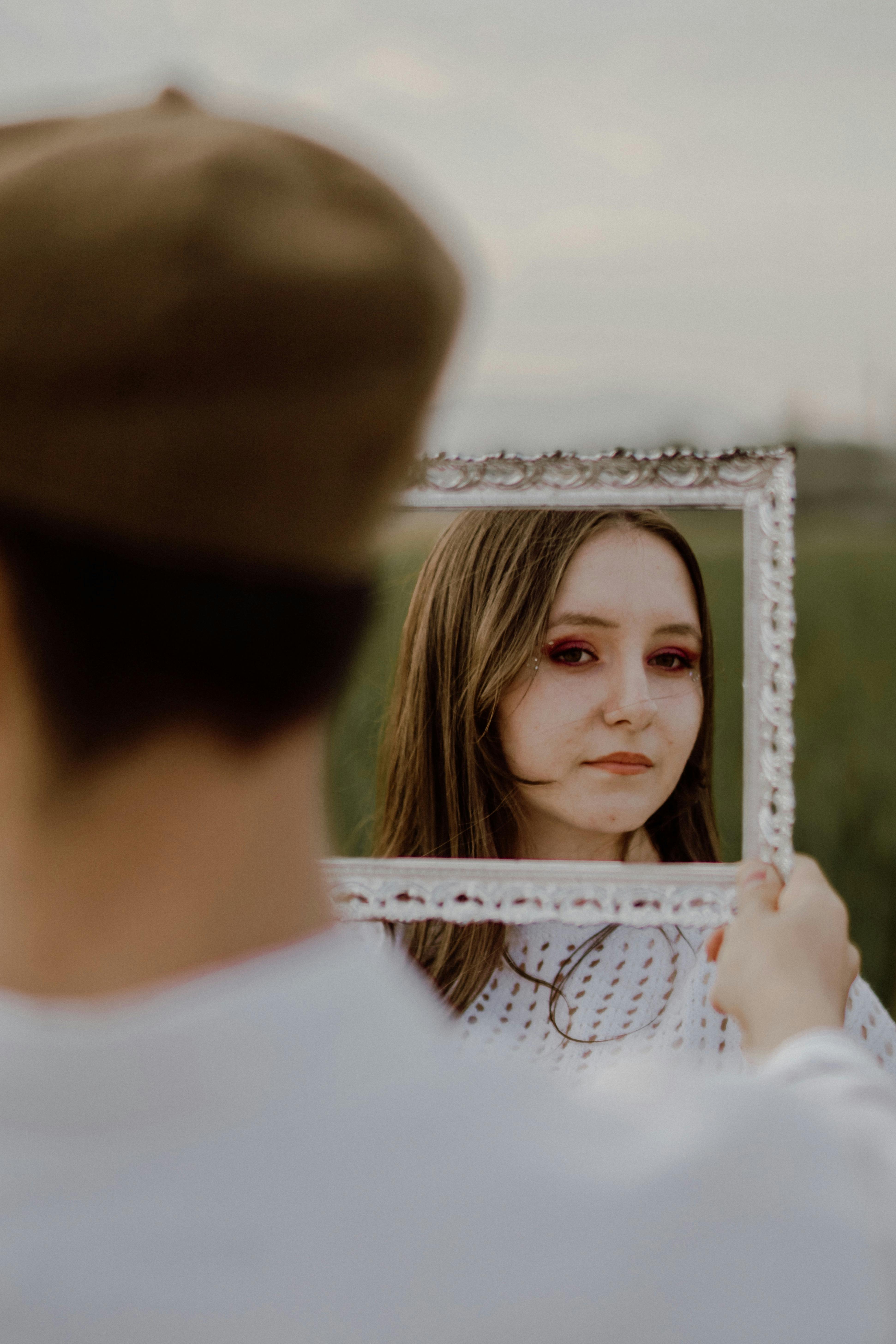 Woman in Frame · Free Stock Photo