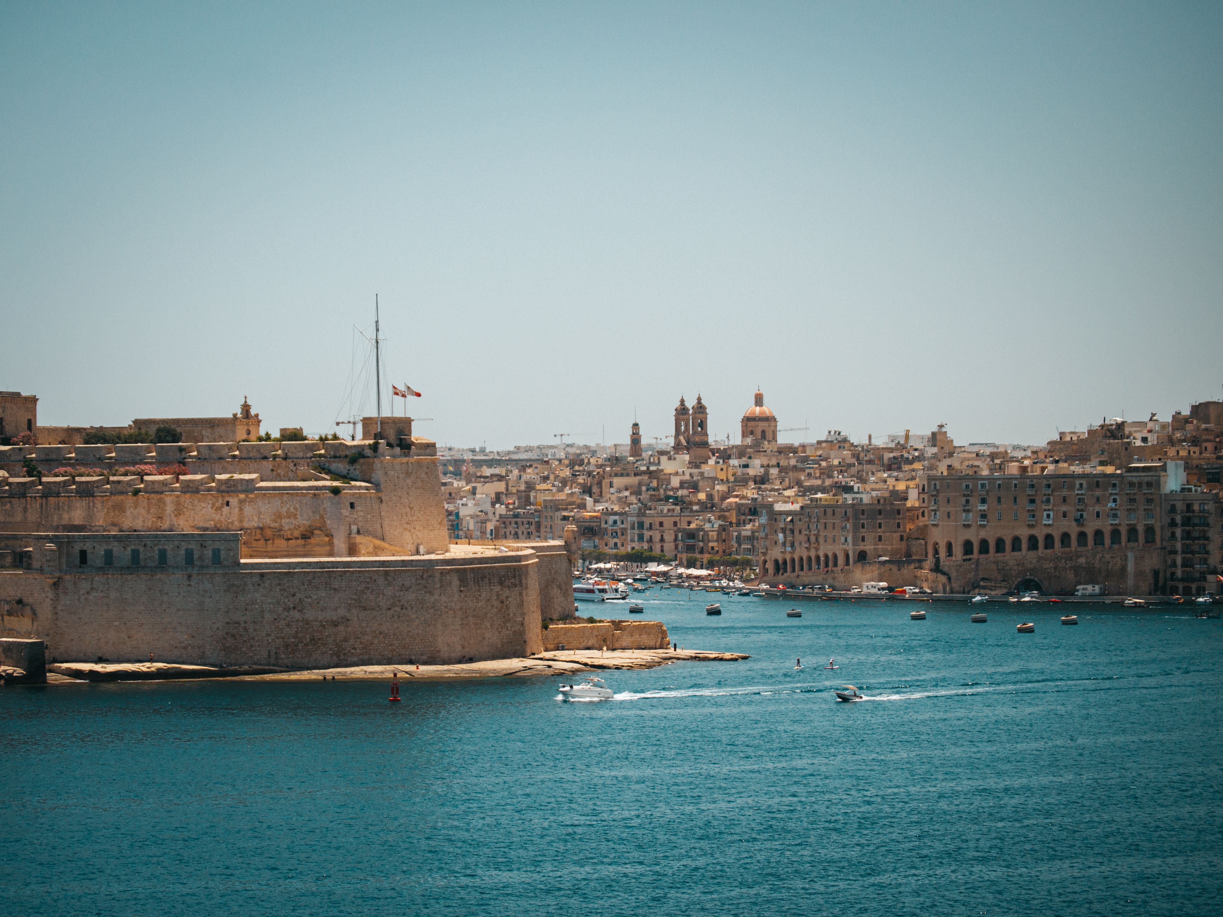 Walls on Sea Coast of Valletta in Malta · Free Stock Photo