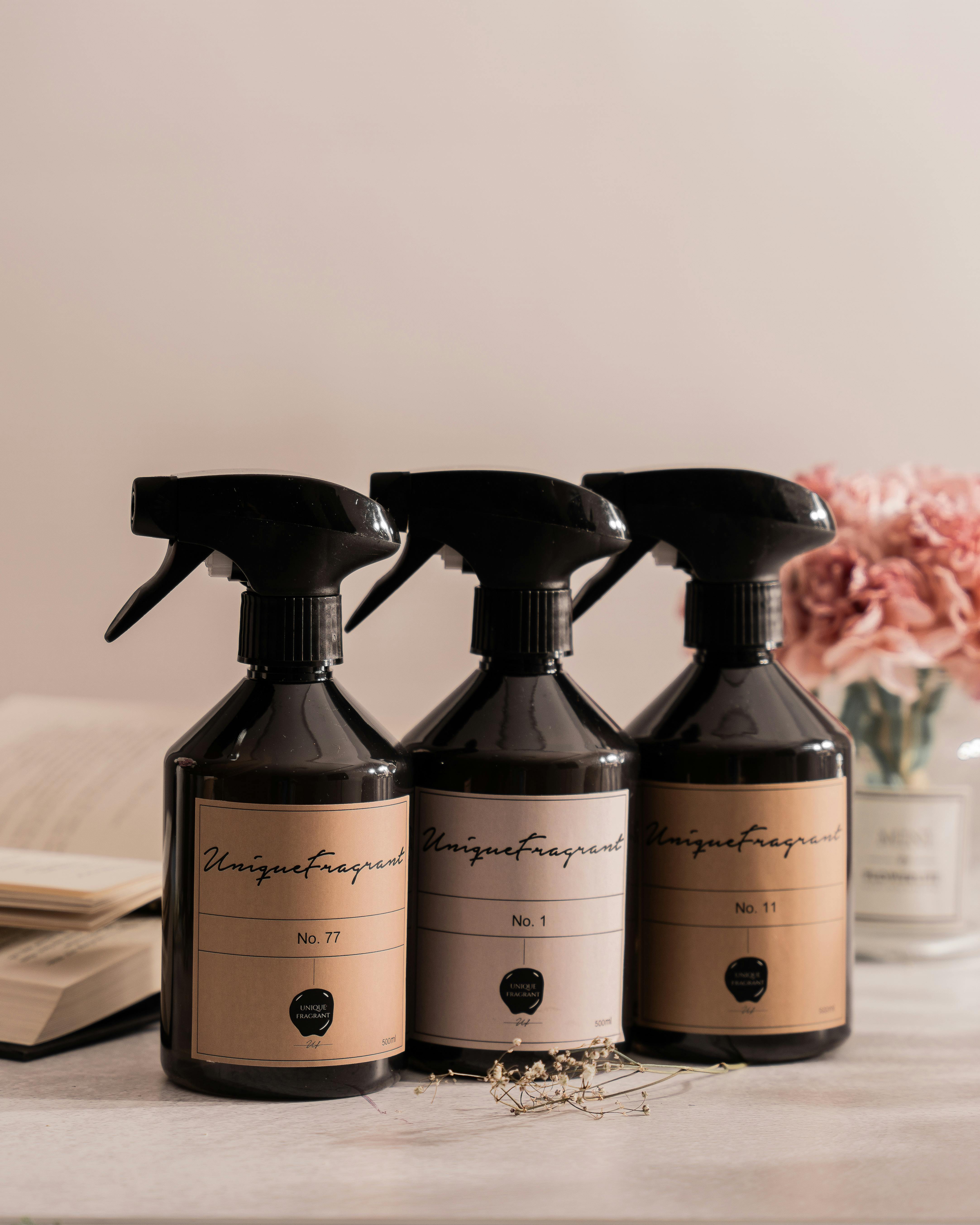 Elegant Bottles of Fragrants · Free Stock Photo