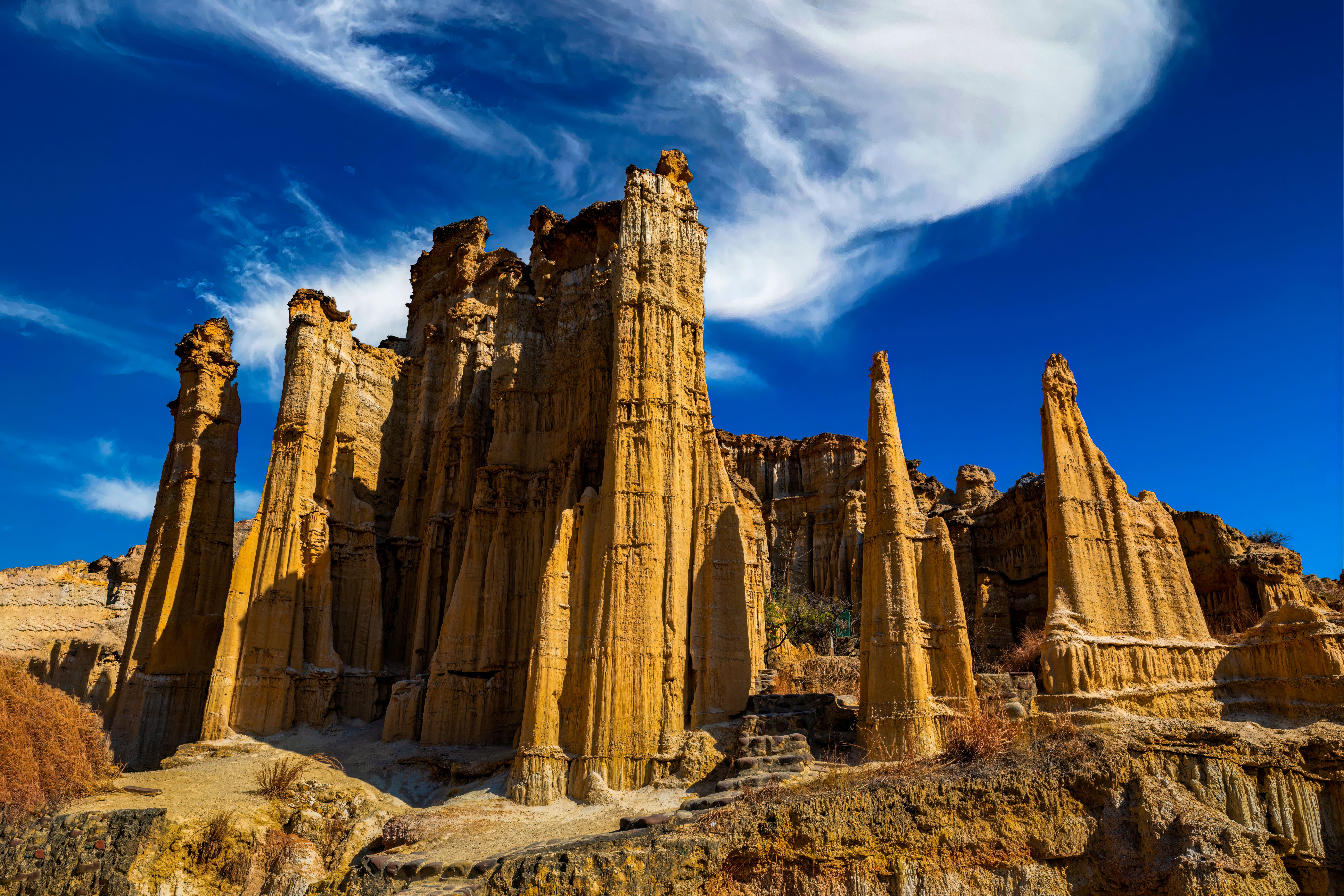 Sunlit Rock Formations in China · Free Stock Photo
