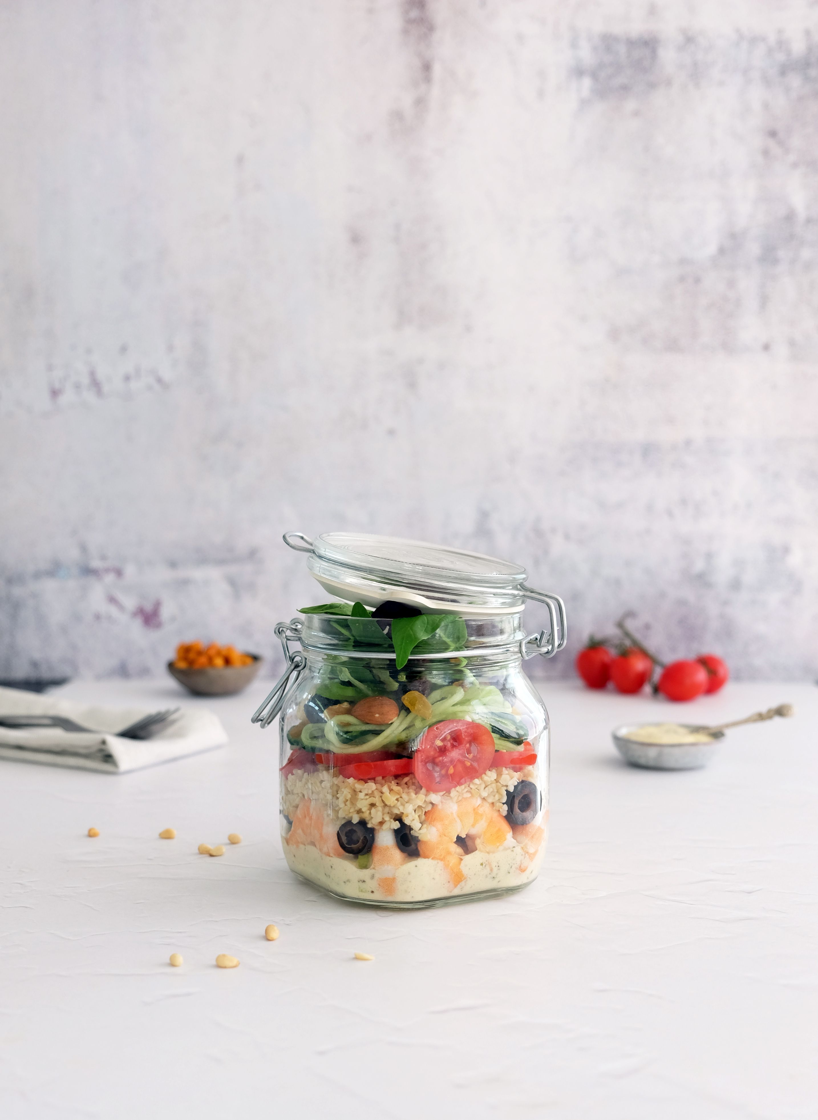 Close up of Jar with Vegetables · Free Stock Photo