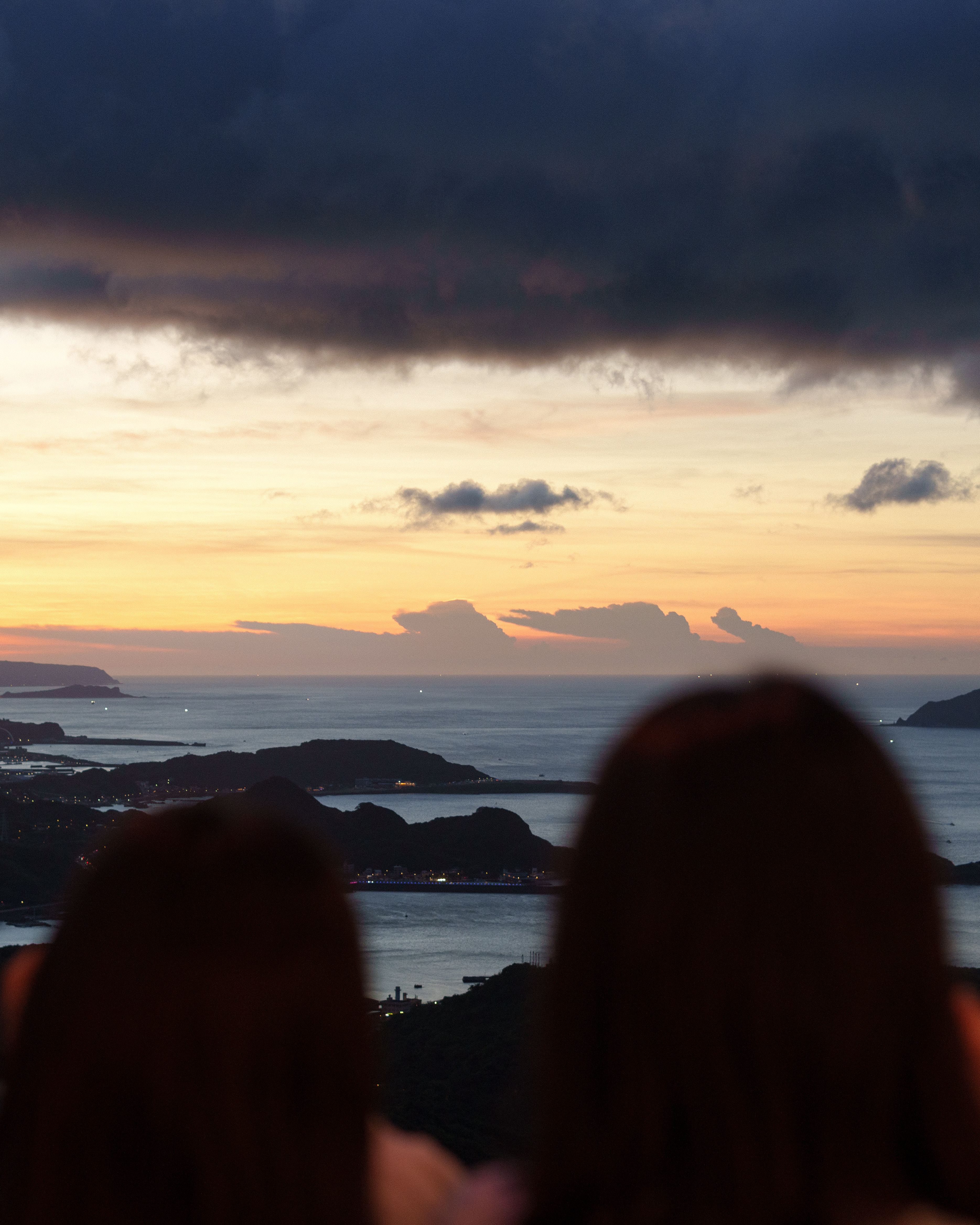 Rain Cloud over Sea Coast · Free Stock Photo