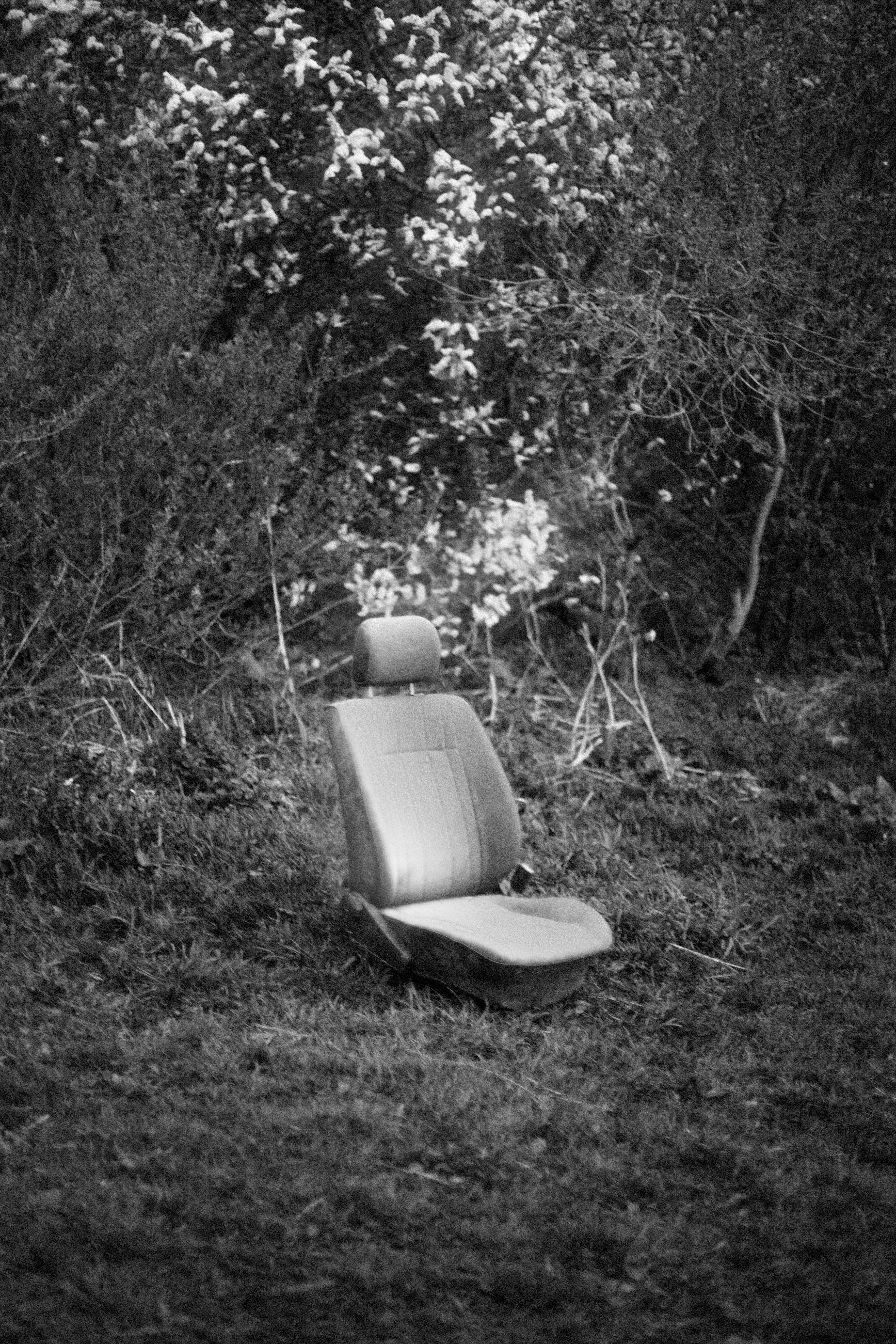 Car Seat on Grass · Free Stock Photo