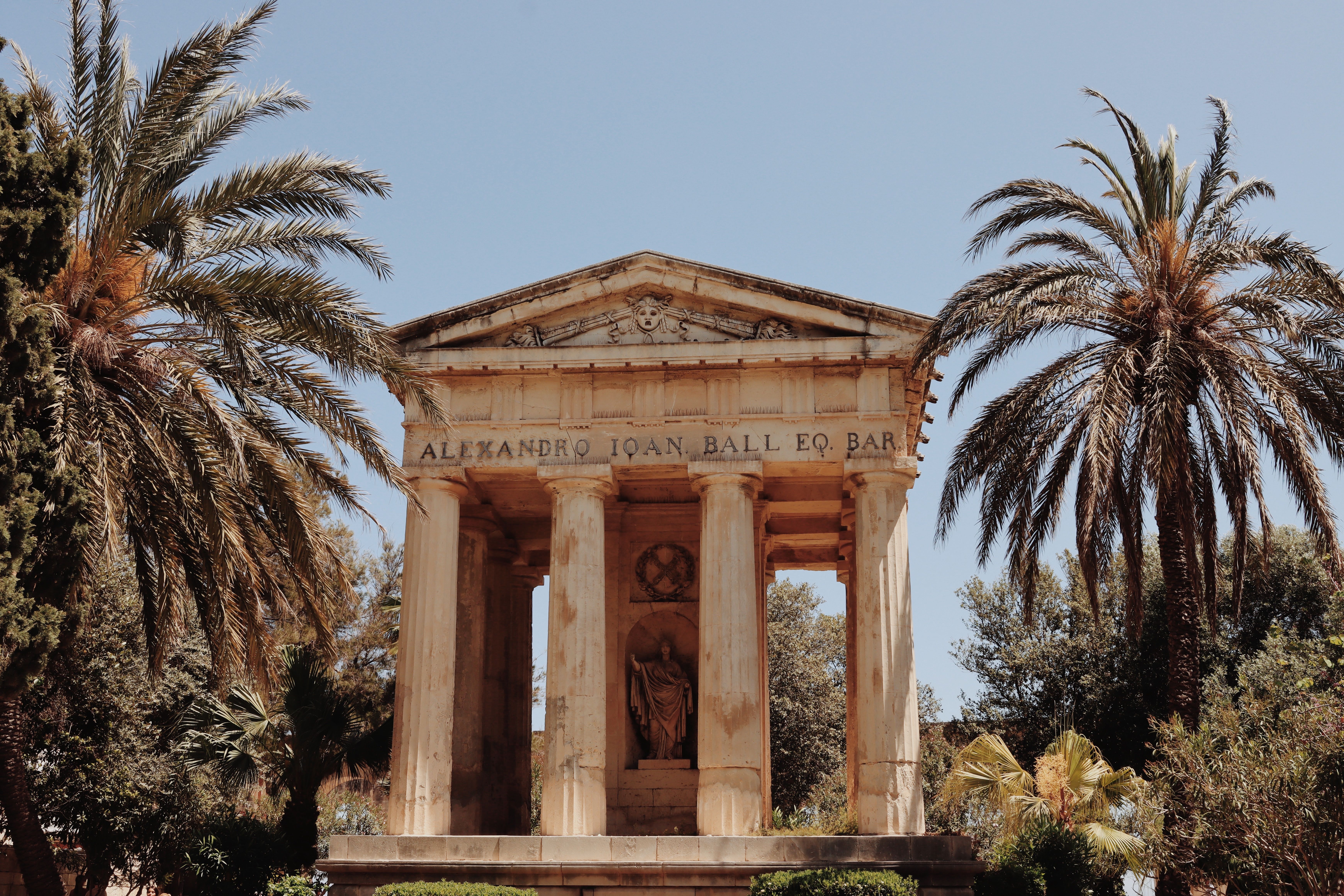 Monument to Sir Alexander Ball in Valletta · Free Stock Photo