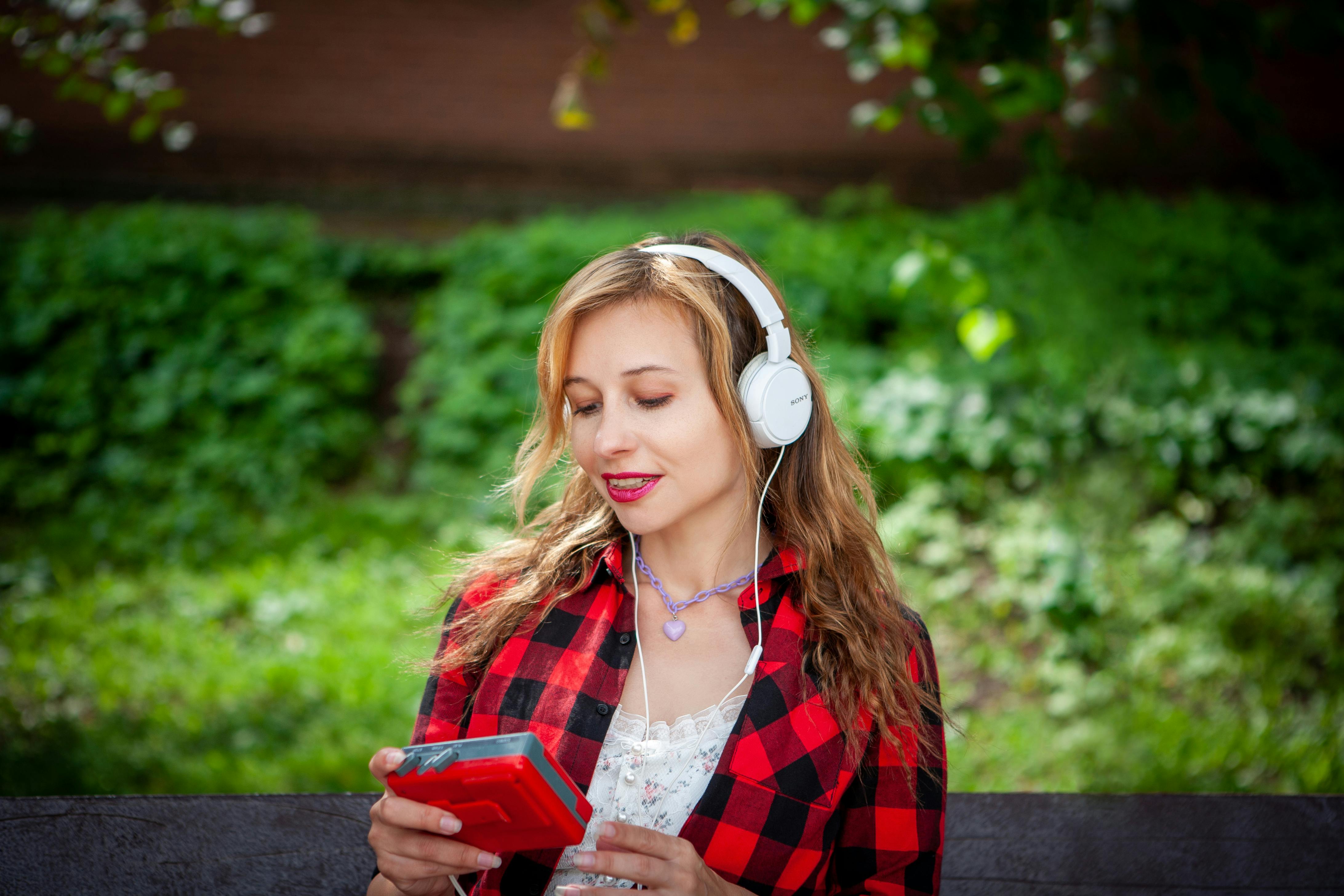 Portrait Photo of Woman Listening to Music · Free Stock Photo