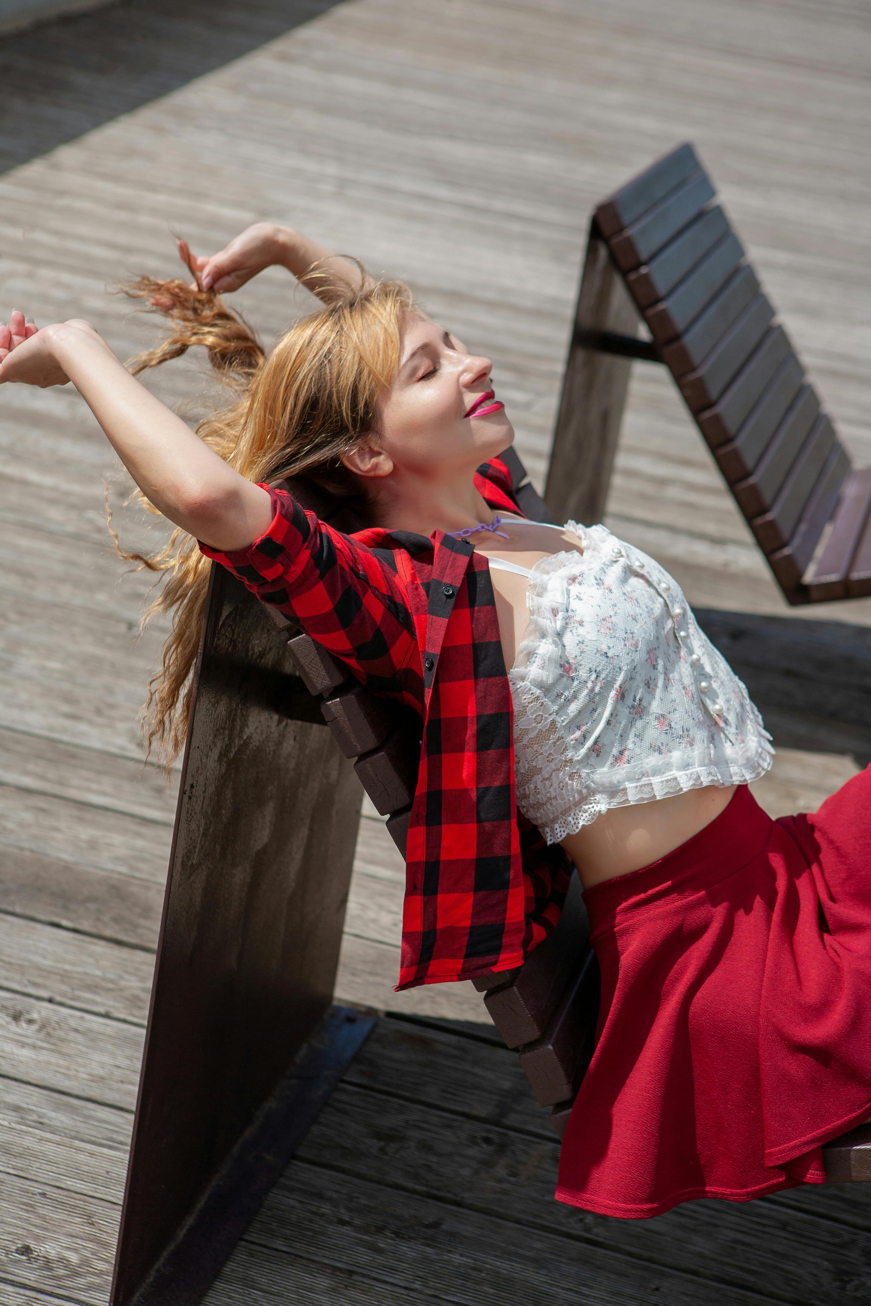 Woman Standing on One Leg · Free Stock Photo