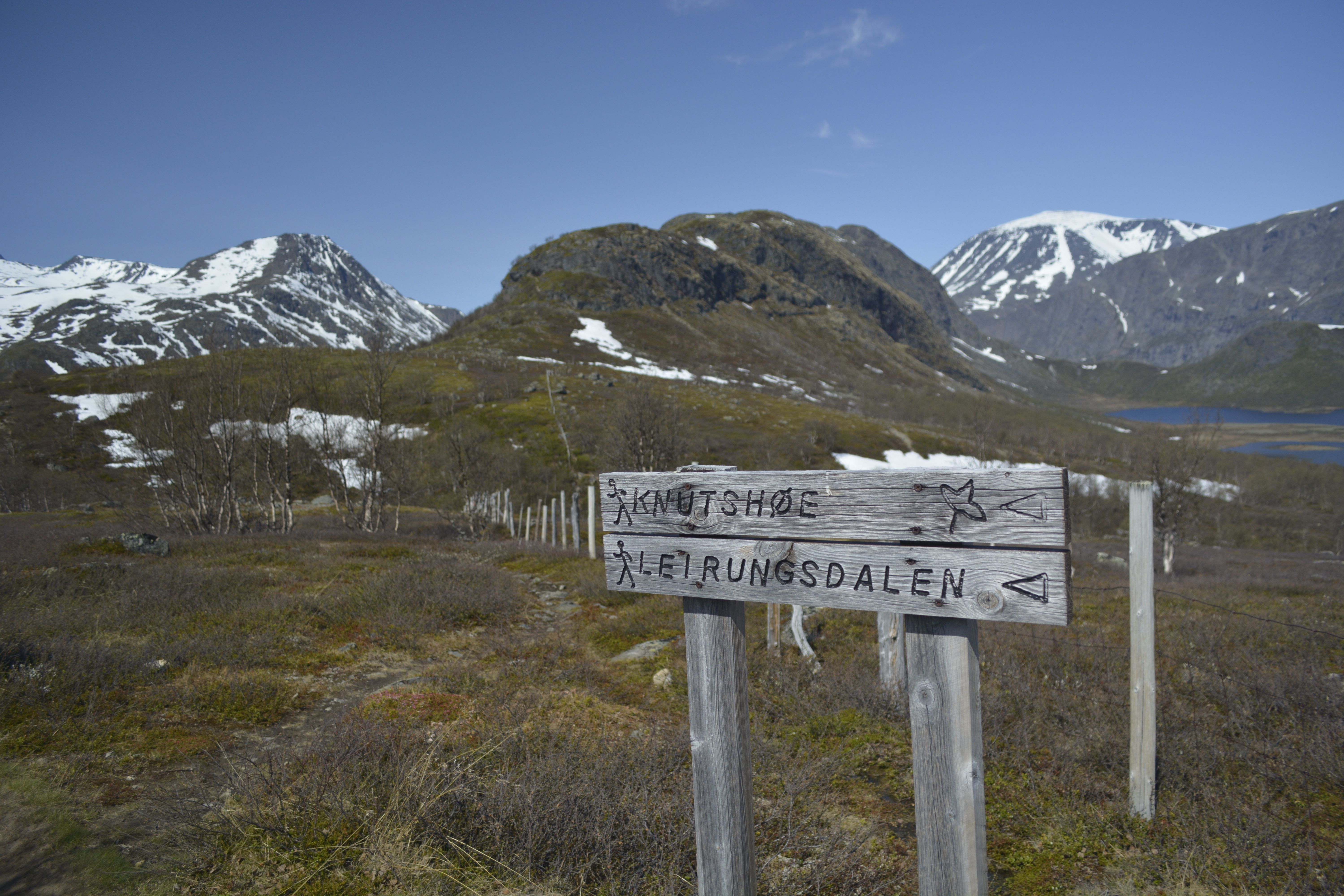 Information Sign in Jotunheimen National Park · Free Stock Photo