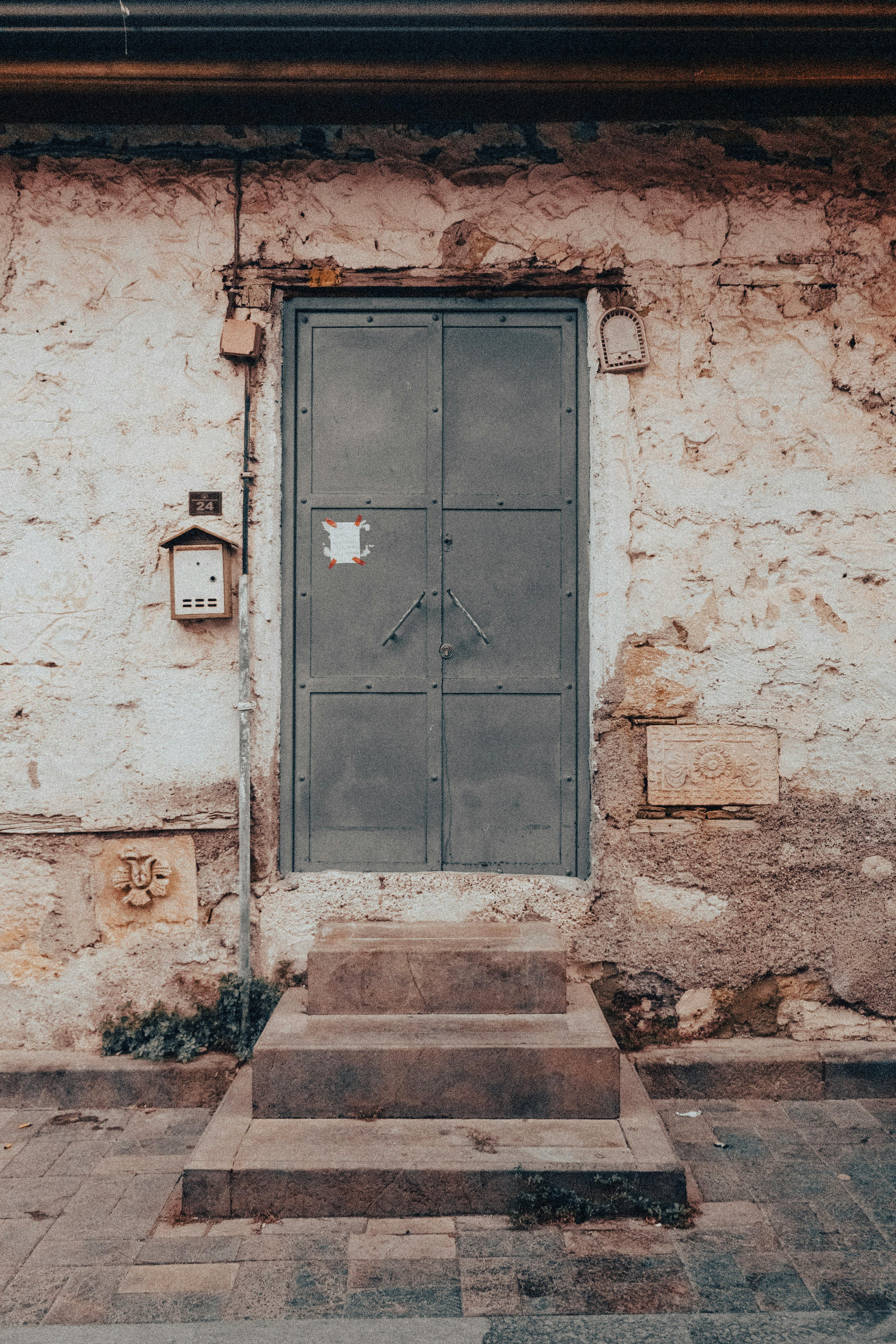 Metal Double Winged Door · Free Stock Photo