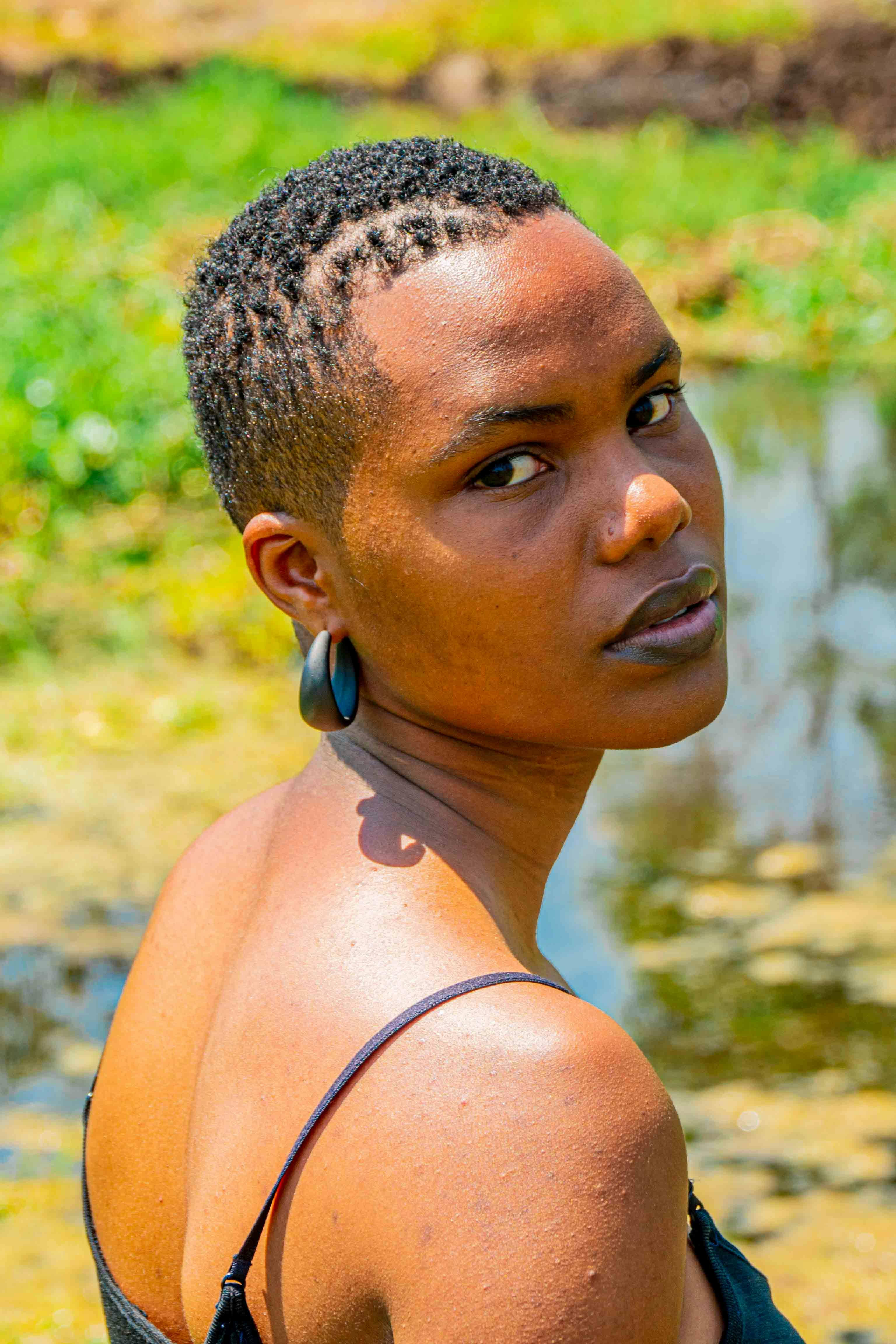 Back View of Woman with Short Hair · Free Stock Photo