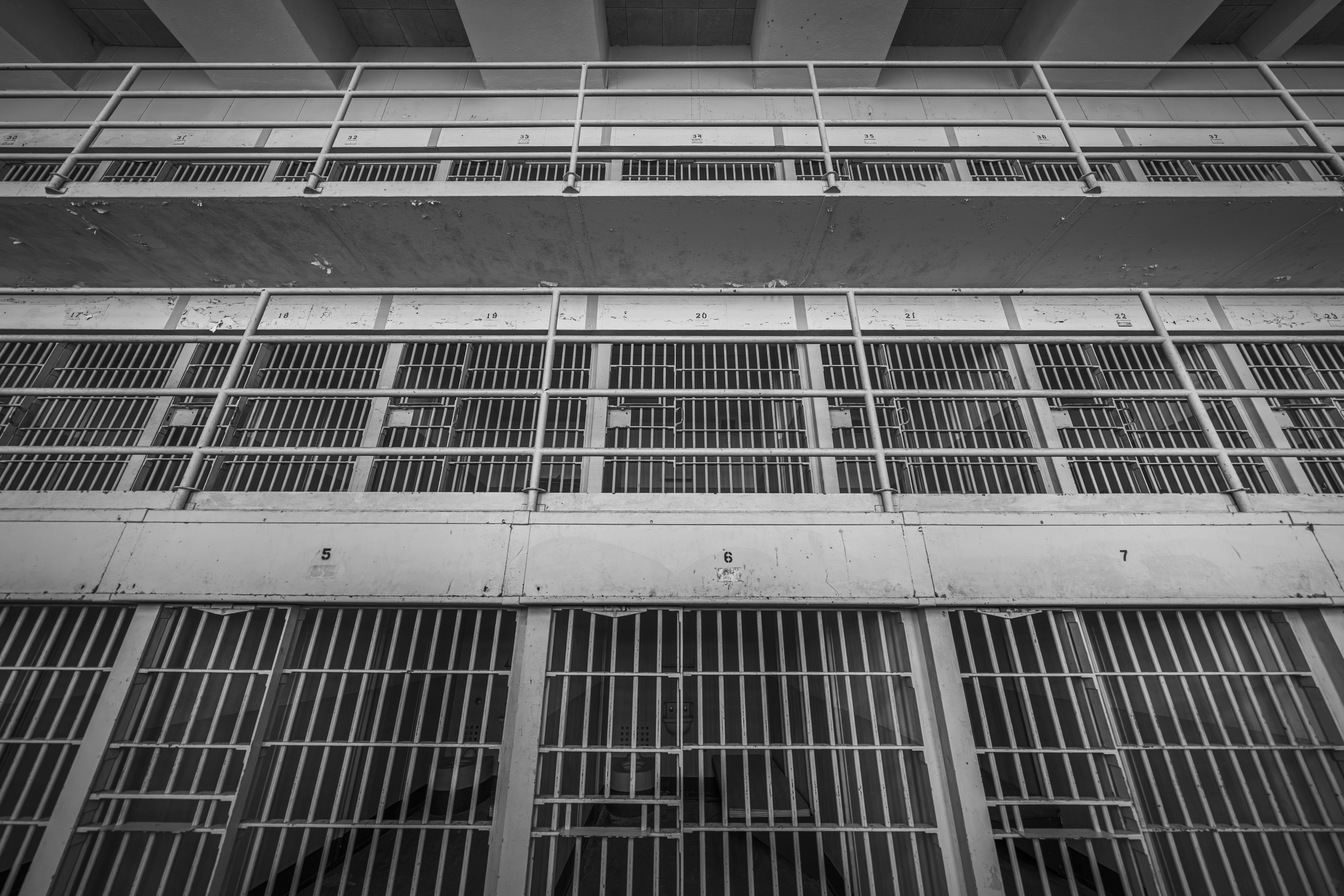 Balconies in Alcatraz Prison · Free Stock Photo
